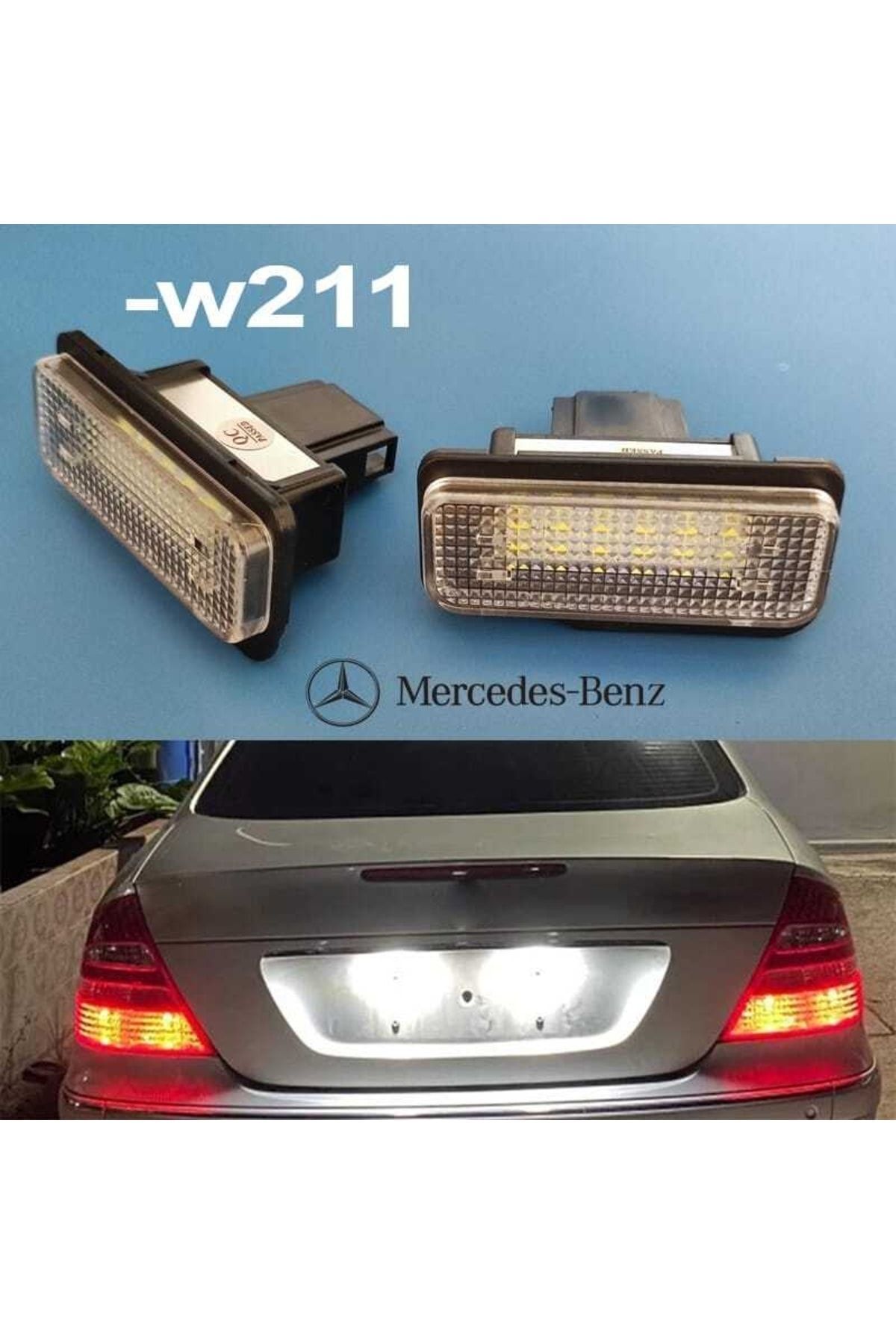 YıldızTuning Mercedes Benz W211 Led Plaka Lambası Takımı Fiyatı ...