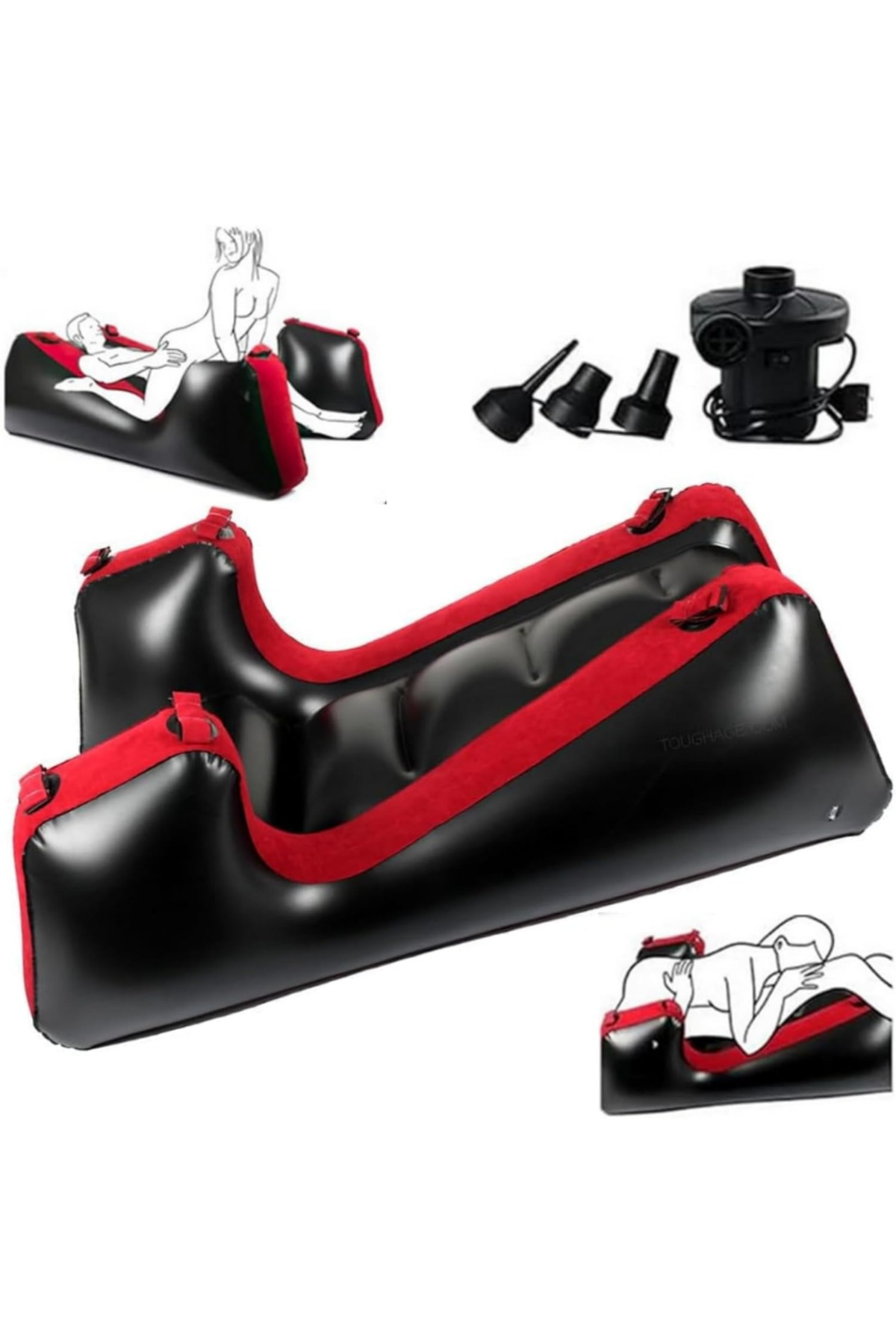 YUWİE Çiftlere Özel Bağlama Kelepçeli Şişirilebilir Esaret ve Pozisyon ...