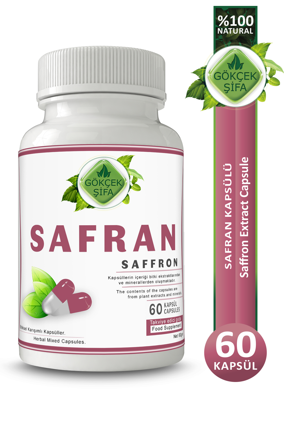 Gökçek Şifa Safran Kapsül (SAFFRON CAPSULE) Fiyatı, Yorumları - Trendyol