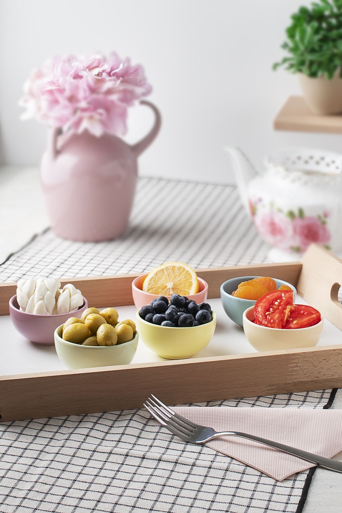 Porsima Te-153 Pastel 6 lı Reçellik Sosluk Çerezlik Lokumluk Sunumluk ...