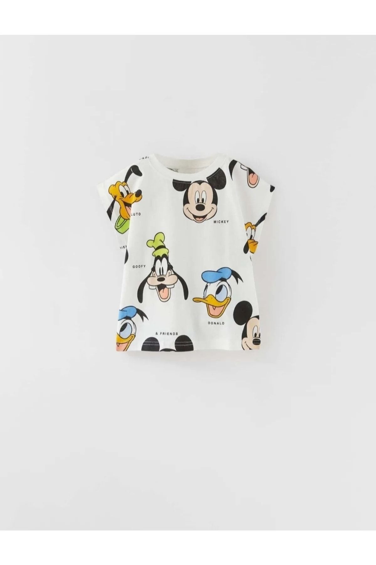 Manj Baby Disney Karakterleri Baskılı Alt Üst Şortlu Takım Oversize ...