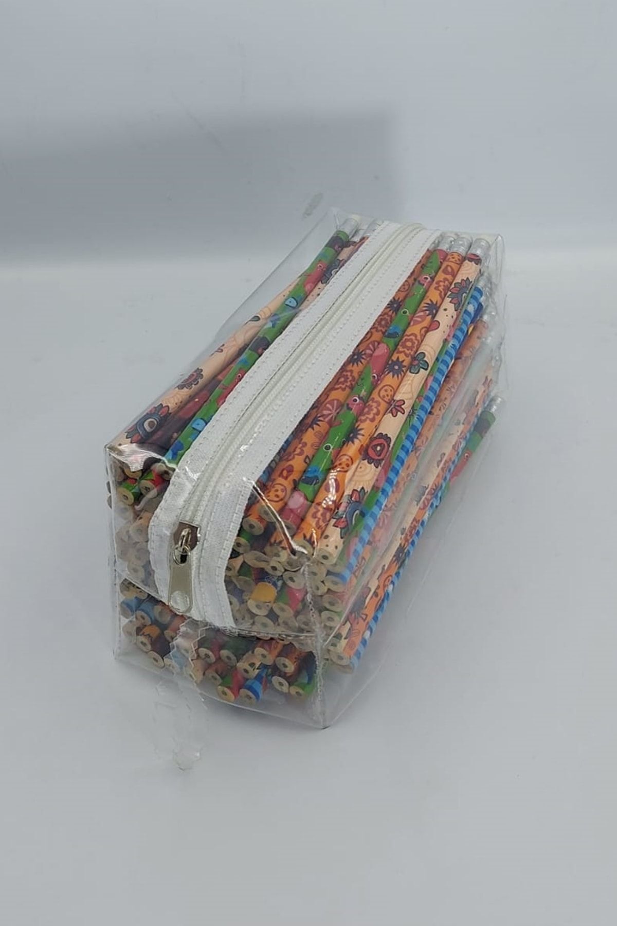 Togin Boya Kalemi Kutusu Tek Bölmeli Şeffaf Beyaz Kalemlik Fiyatı ...