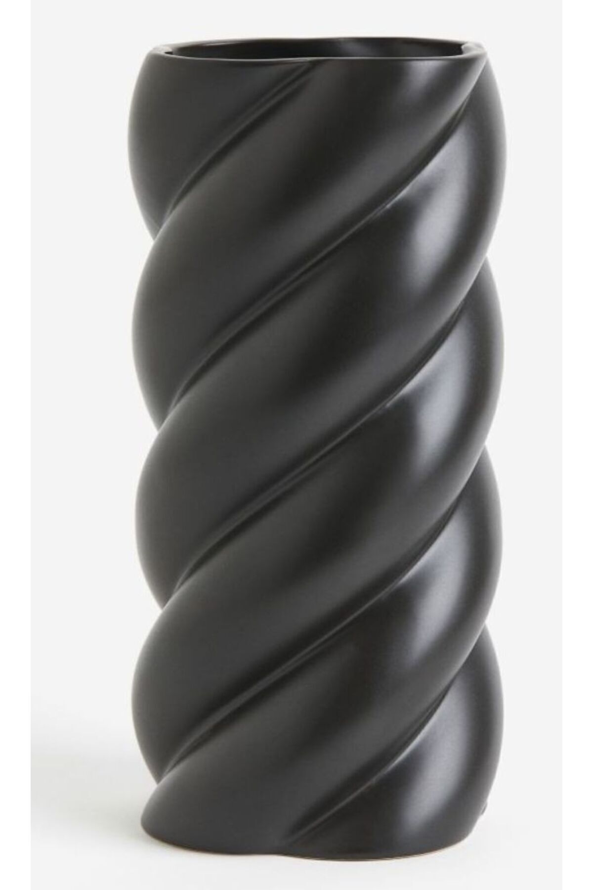 Elada Beton 28 Cm Beton & Seramik Vazo, Siyah Vazo, Büyük Boy Vazo ...