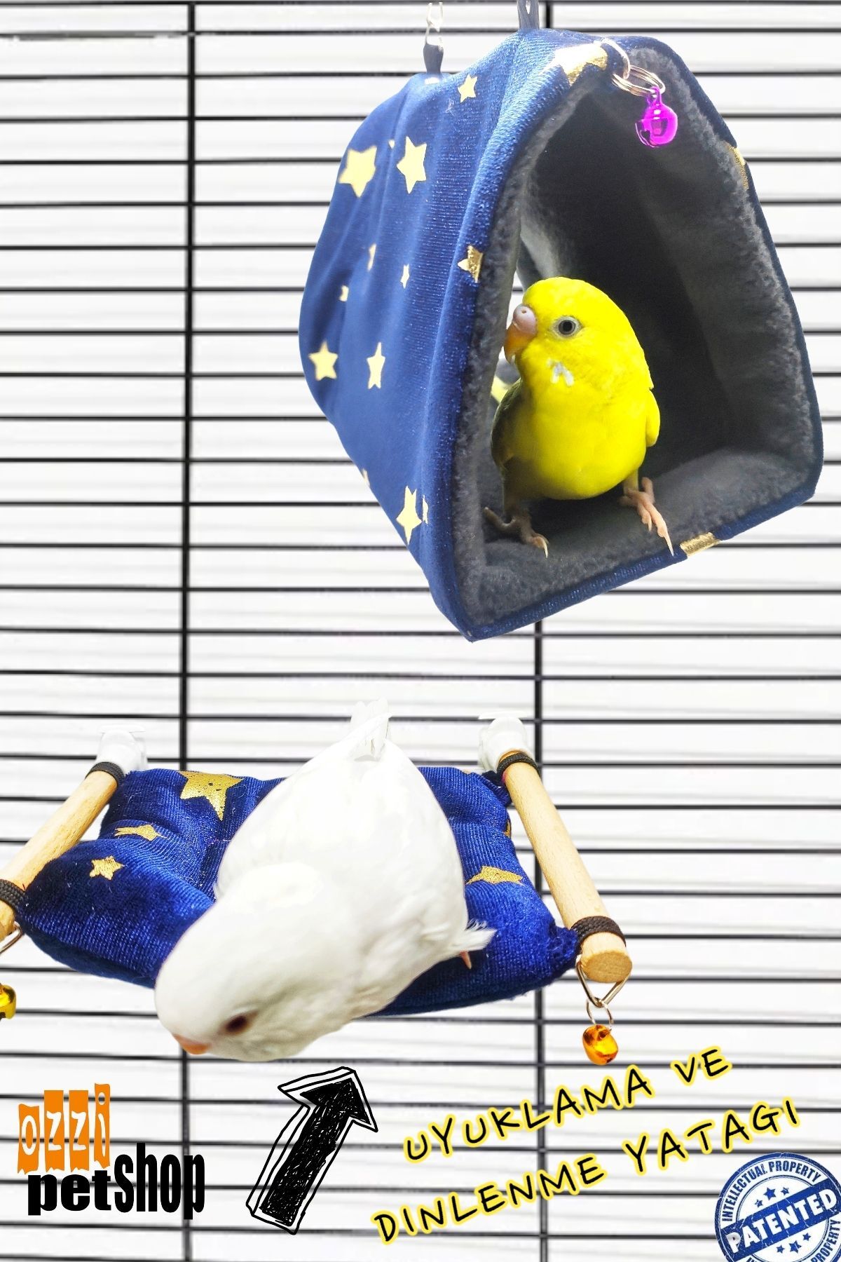 ozzipetshop MUHABBET KUŞU ICIN OZEL KUS YATAGI SETI - Fiyatı, Yorumları