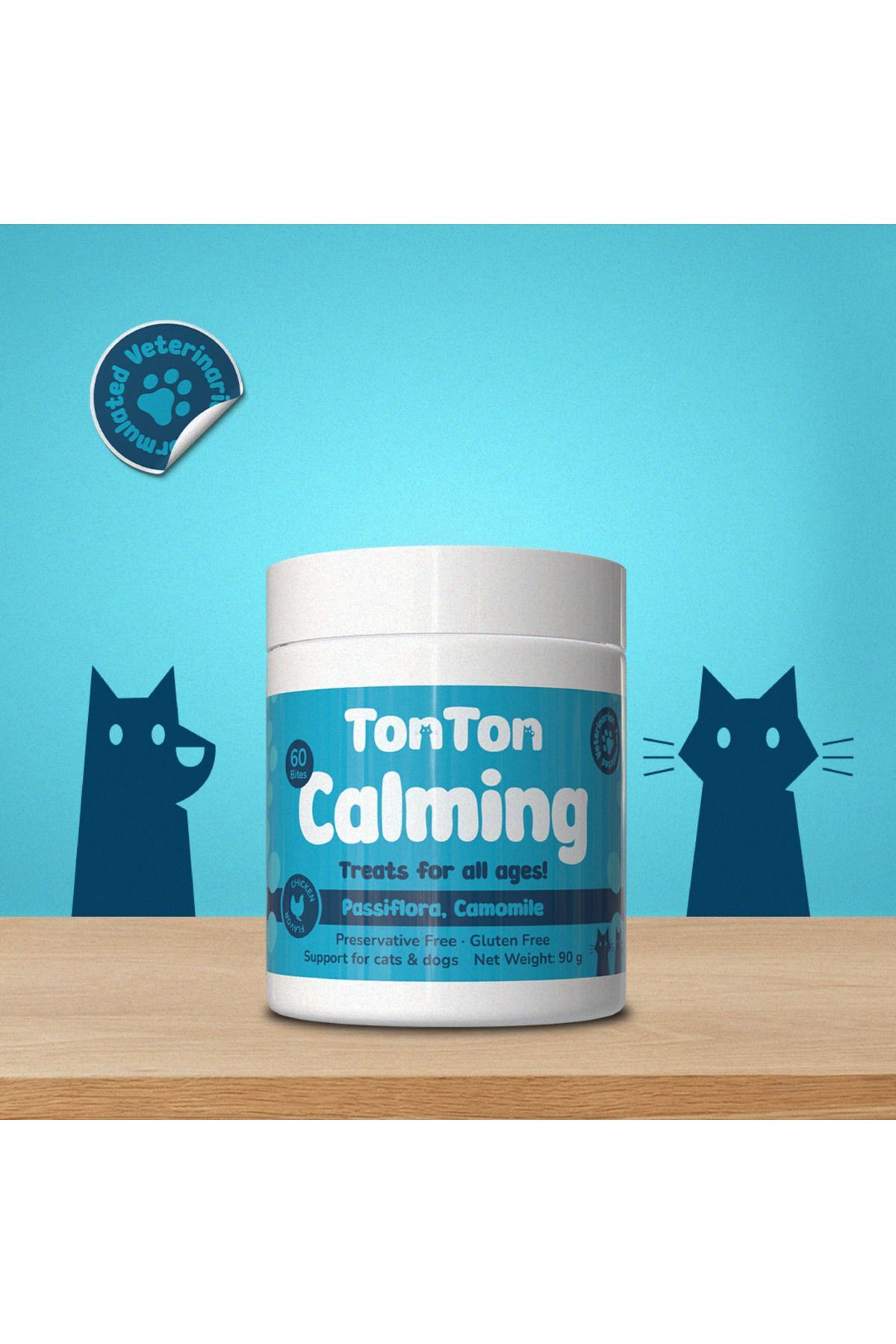 Tonton Calming Çiğnenebilir Tablet 60'lı (Kedi ve Köpekler İçin ...