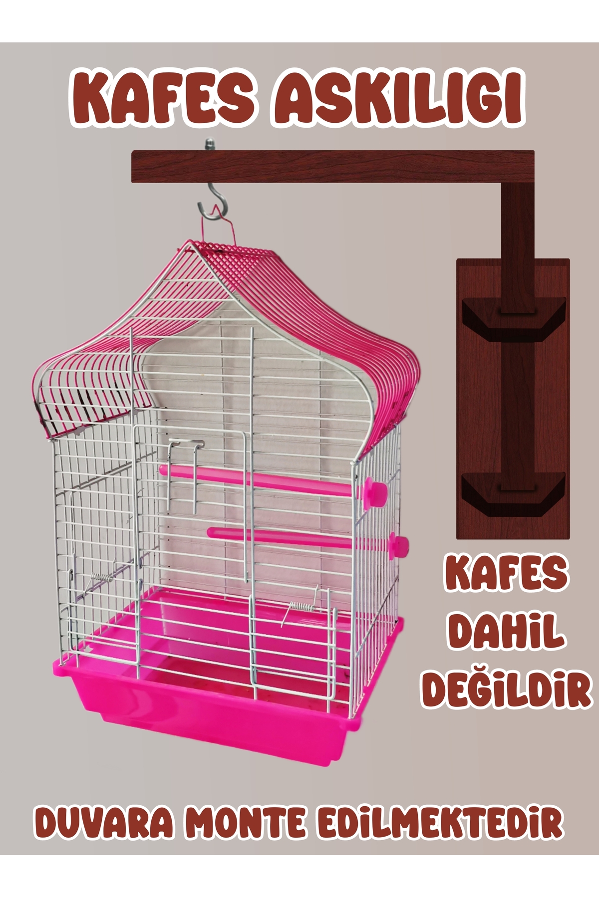 MDİZMİR Kafes Askılıgı / Ahşap Kafes Askılığı / Bütün Kafes Modellerine ...