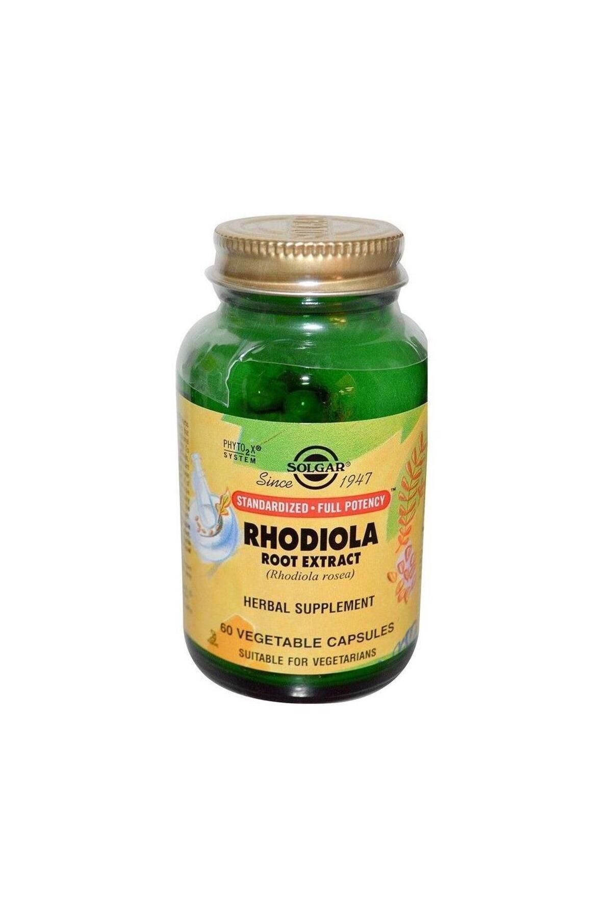 Solgar Rhodiola Root Extract Rhodiola Rosea 60 Kapsül Fiyatı, Yorumları ...