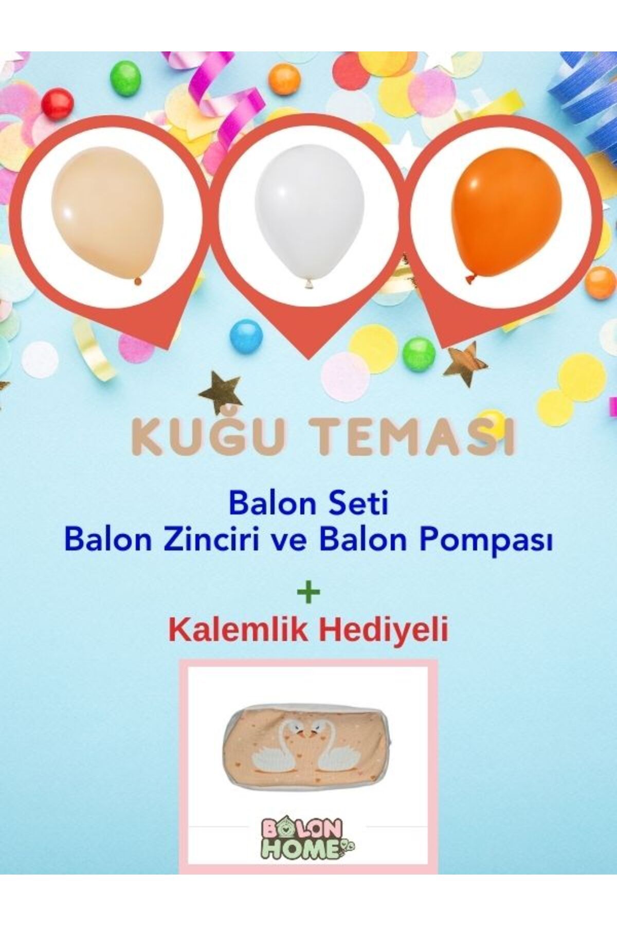 BALON HOME Kalemlik Hediyeli Balon Temaları, 8 Farklı Çeşit ve Tema ...