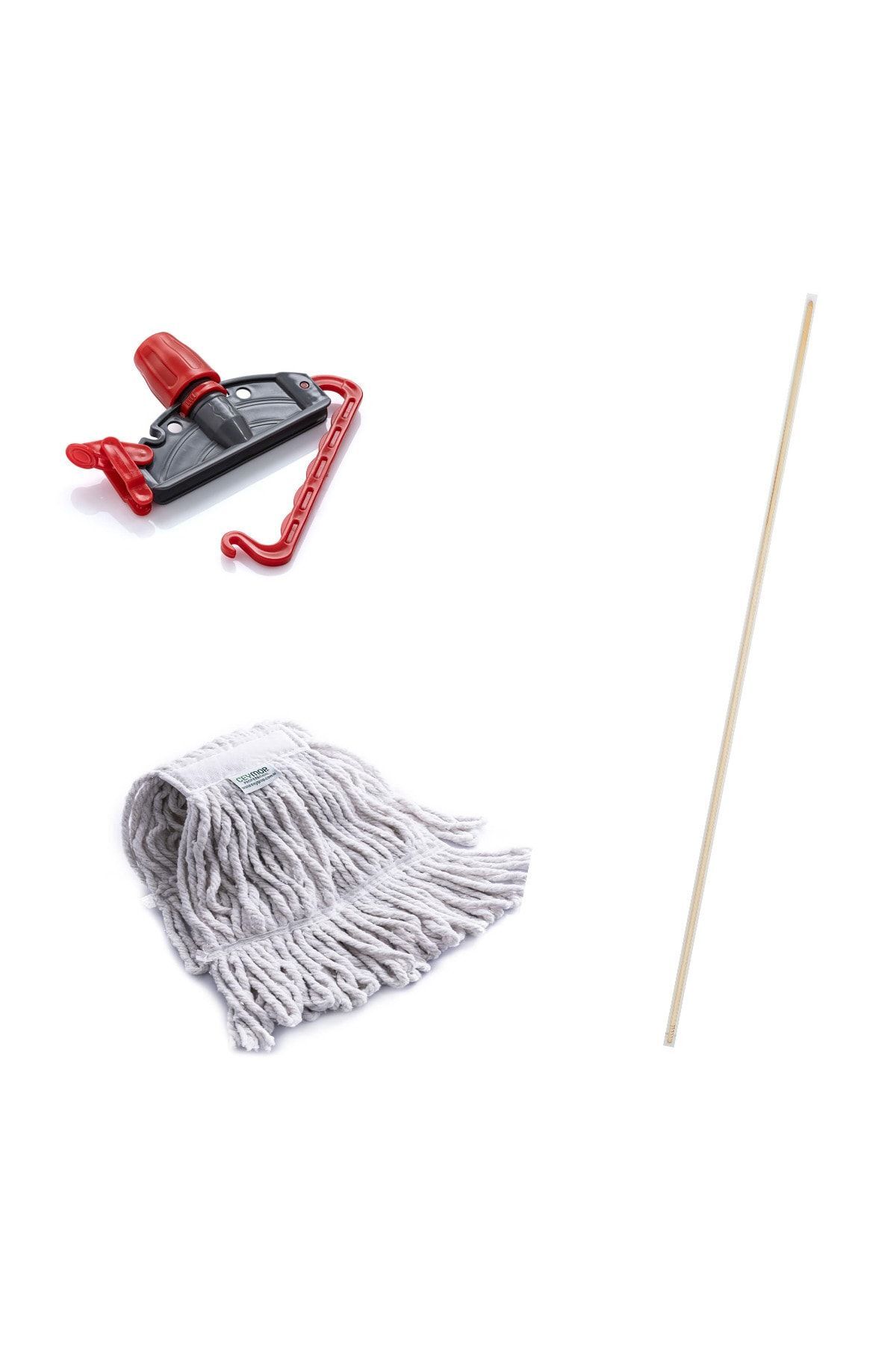 CEYMOP PROFESSIONAL Paspas Takımı ( Mop, Mop Aparatı Ve Sap 150 Cm ...