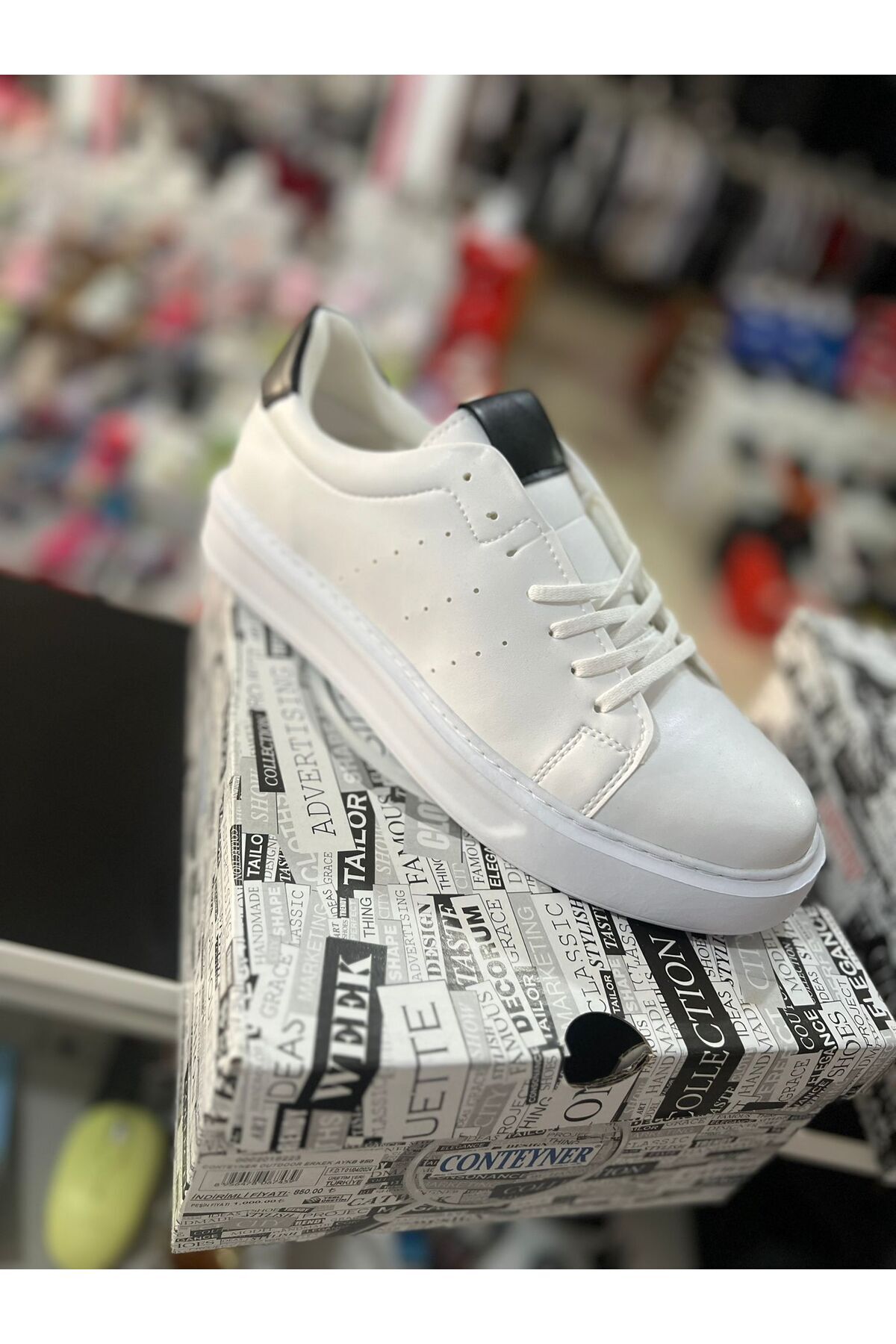Conteyner 136 Erkek Beyaz-Siyah Deri Ayakkabı Fiyatı, Yorumları - Trendyol