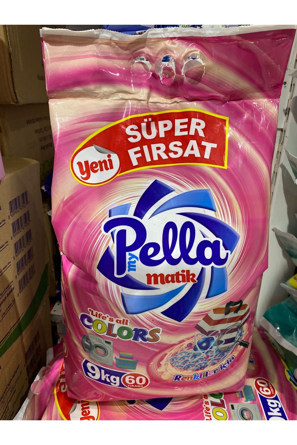 Pella 9 KG RENKLİLER 60 YIKAMA TOZ DETERJAN Fiyatı, Yorumları - Trendyol