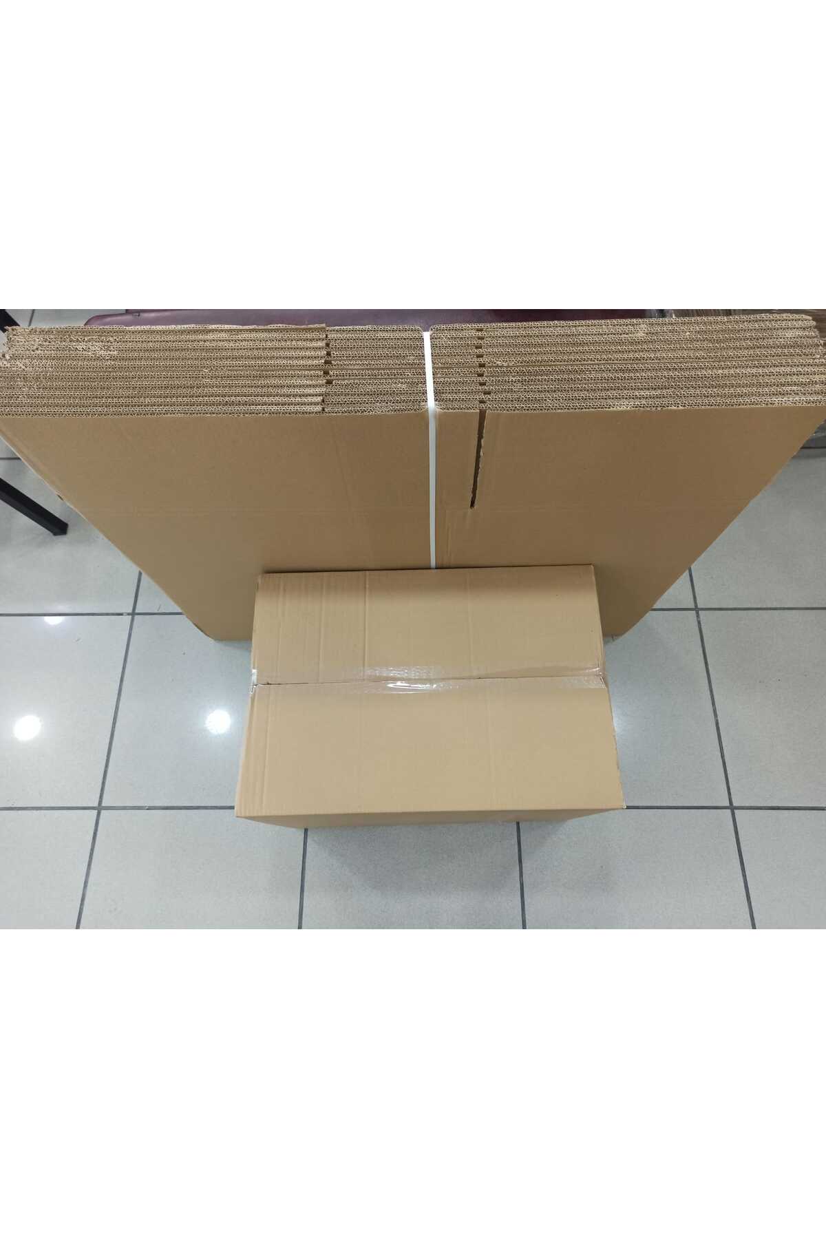 Koli Kutu Boş Karton 60x40x40 Orta Boy 10 Lu Adet, Çift Oluklu Koli ...
