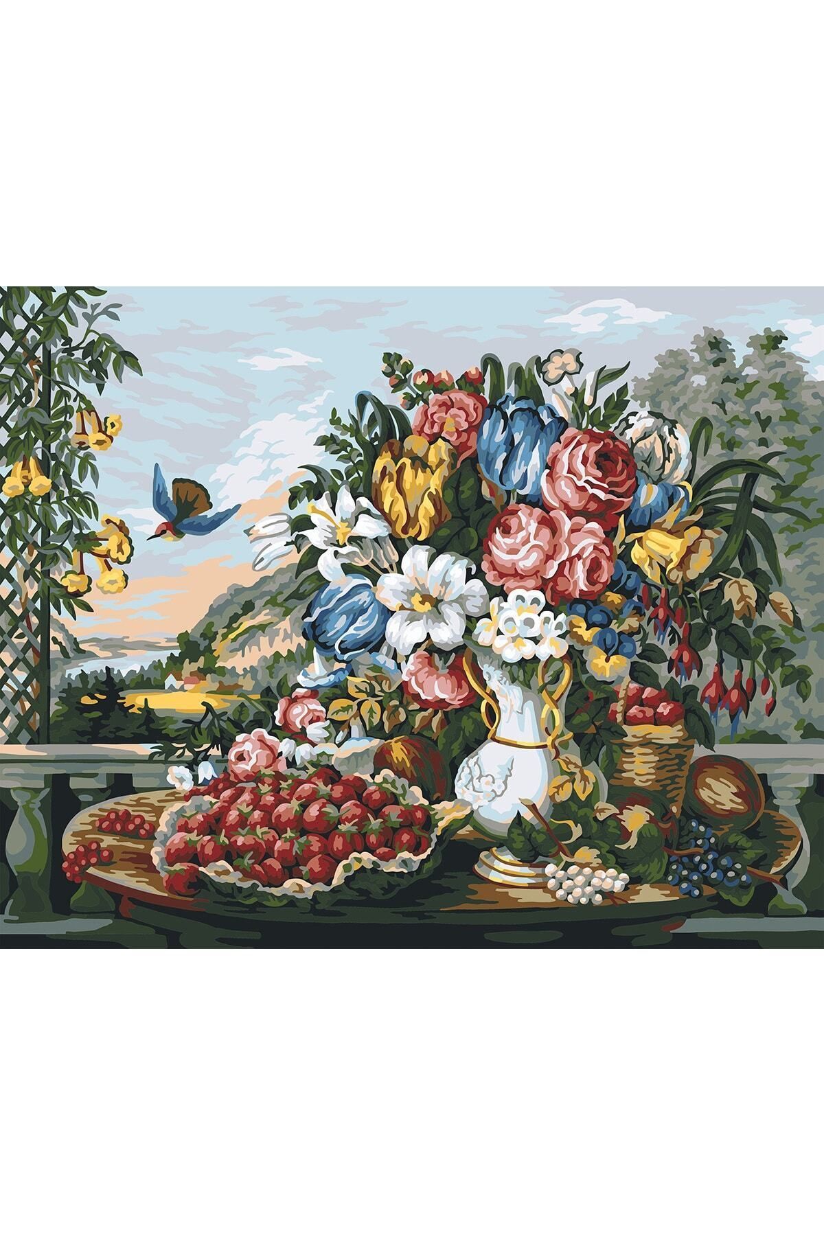 Goblen Atölyesi 40*50 cm 14 count dmc etamine renkli baskı - Fiyatı ...