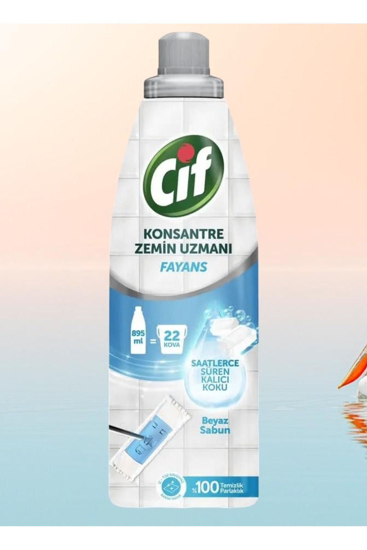 Cif Konsantre Zemin Uzmanı Fayans Beyaz Sabun 22 Kova 895 ml - Fiyatı ...