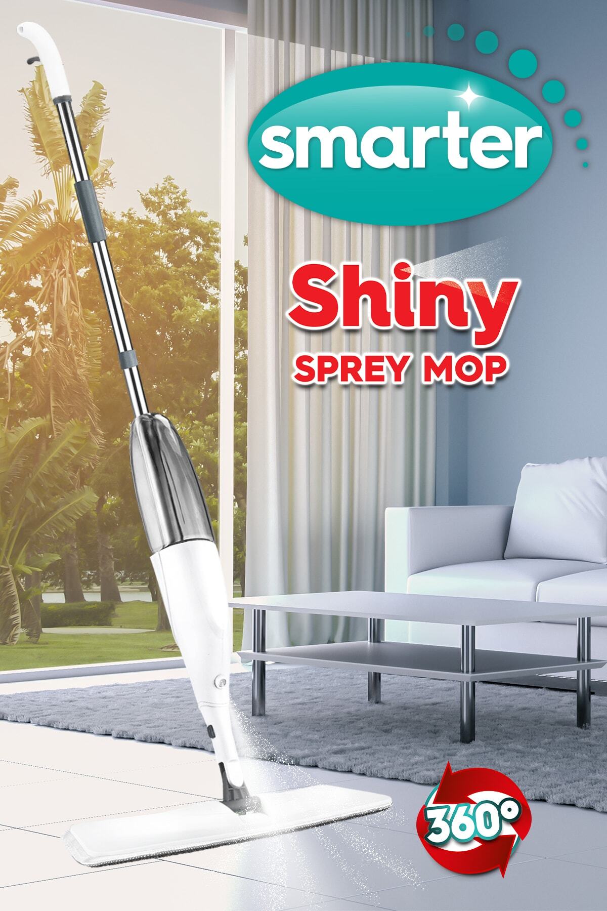 SMARTER Shıny Sprey Mop (BEYAZ) Mop Paspas Temizlik Seti Fiyatı ...
