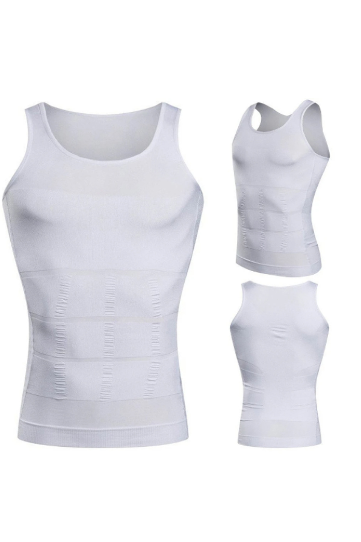 FİTFORMGİYİM Corset alb pentru bărbați - Corset pentru atlet ...