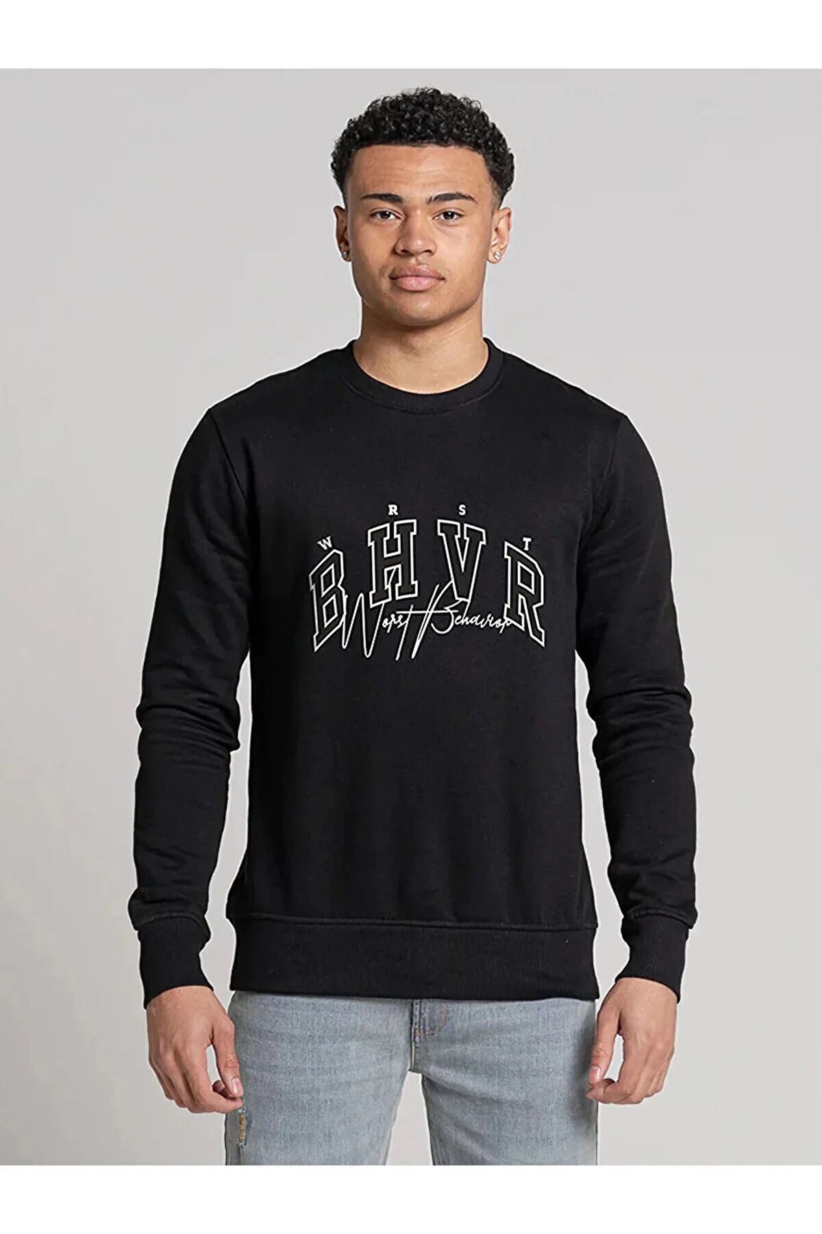 Genel Markalar BHVR Baskılı Sweatshirt Fiyatı, Yorumları - Trendyol