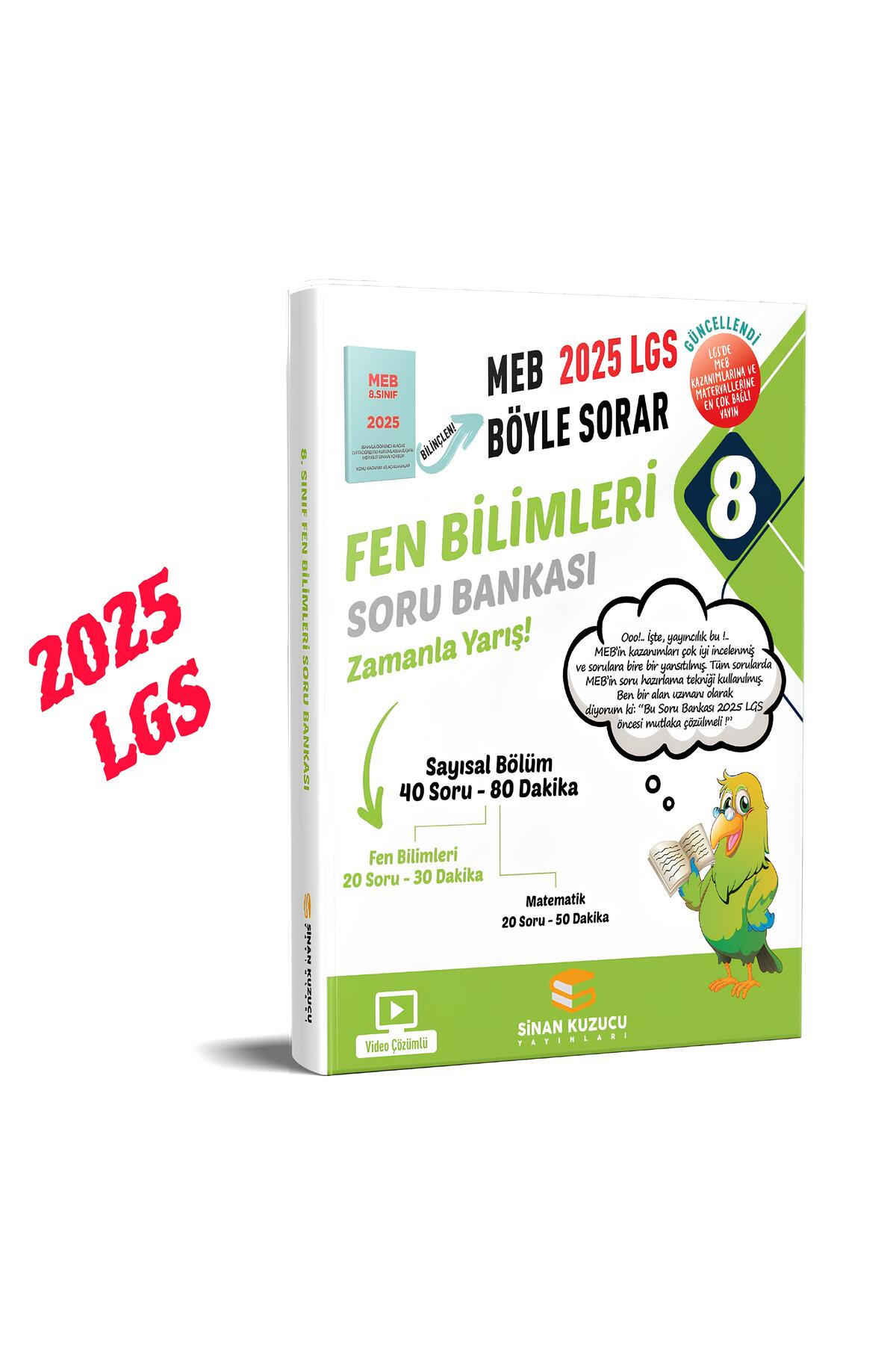 SİNAN KUZUCU YAYINLARI 8. Sınıf 2025 Lgs Meb Böyle Sorar Fen Bilimleri ...