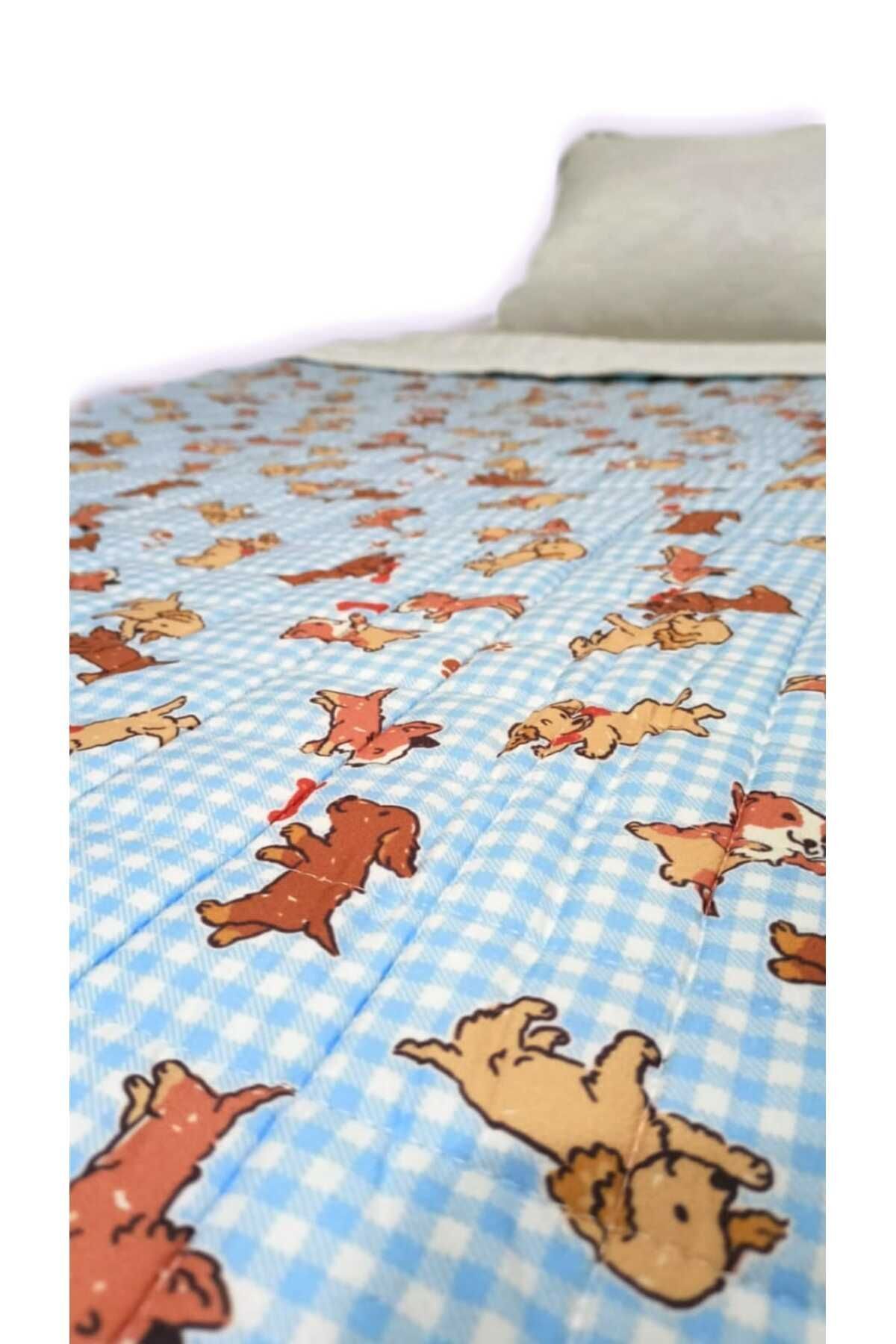 SALTER Ev Moda Köpek Desenli Çift Taraflı 7kg 150x200 Ağırlıklı Yorgan ...