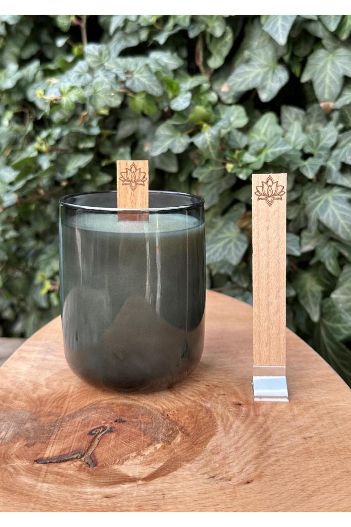 RufusConcept Düz Model Ahşap Mum Fitili Ve Yapışkanlı Fitil Sehpası 10 ...