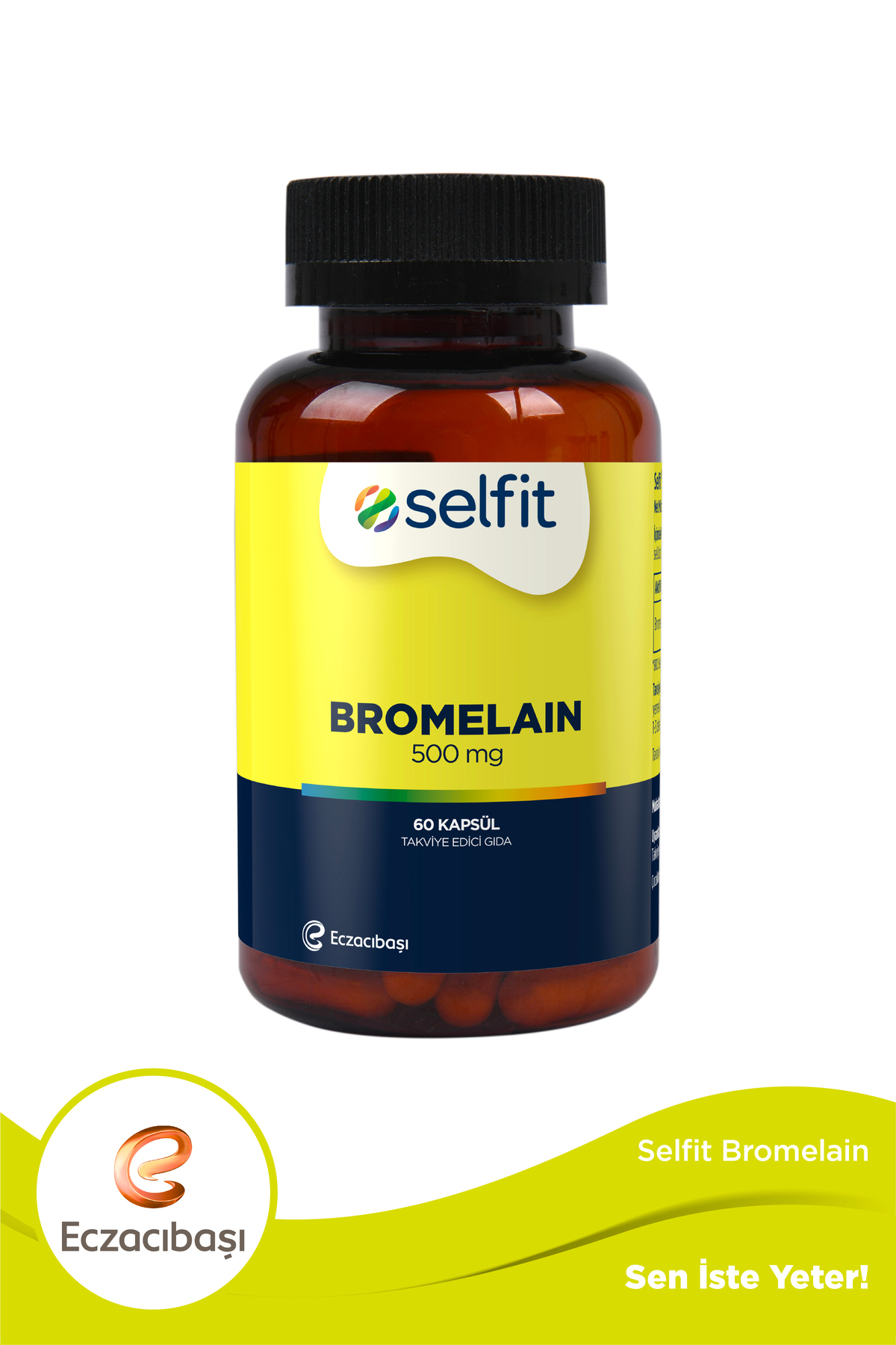 Selfit Bromelain 500 Mg 60 Kapsül Fiyatı, Yorumları - Trendyol