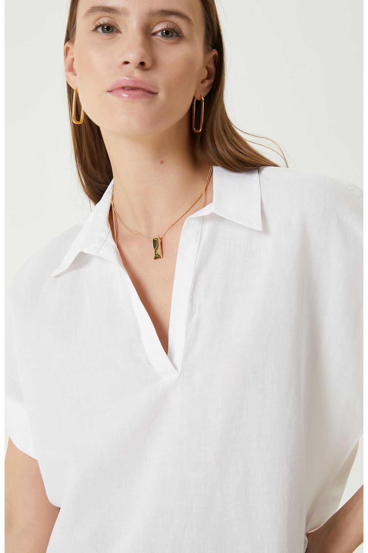 Network Beyaz Keten Karışımlı Bluz Fiyatı, Yorumları - Trendyol