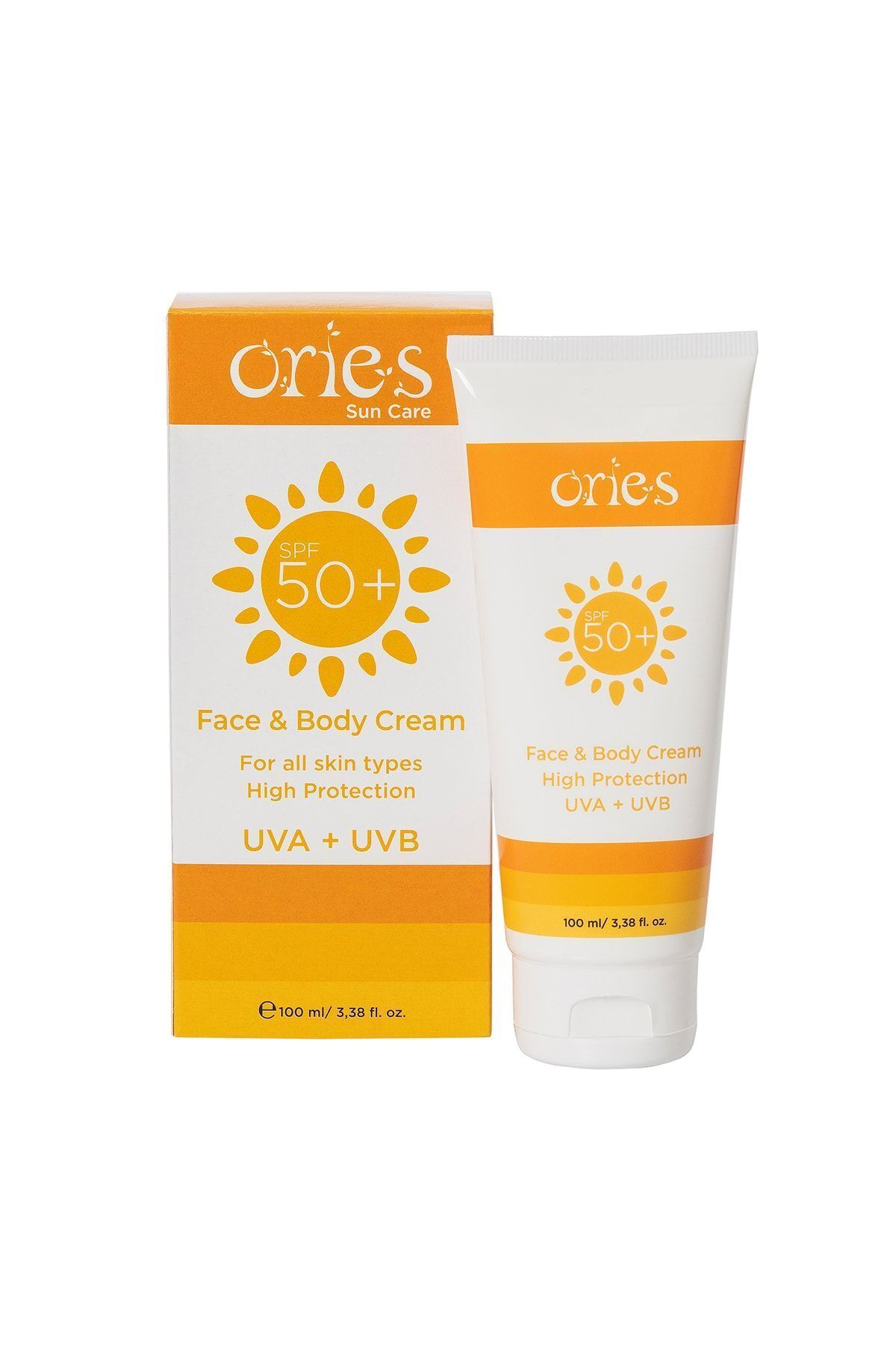 Ories Güneş Koruyucu Yüz Ve Vücut Kremi Spf50 100 ml - Fiyatı, Yorumları