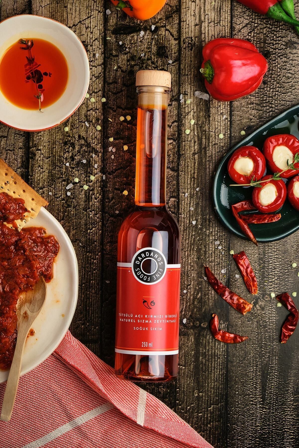 Dardanos Fine Foods Tütsülenmiş Acı Biberli Naturel Sızma Zeytinyağı ...
