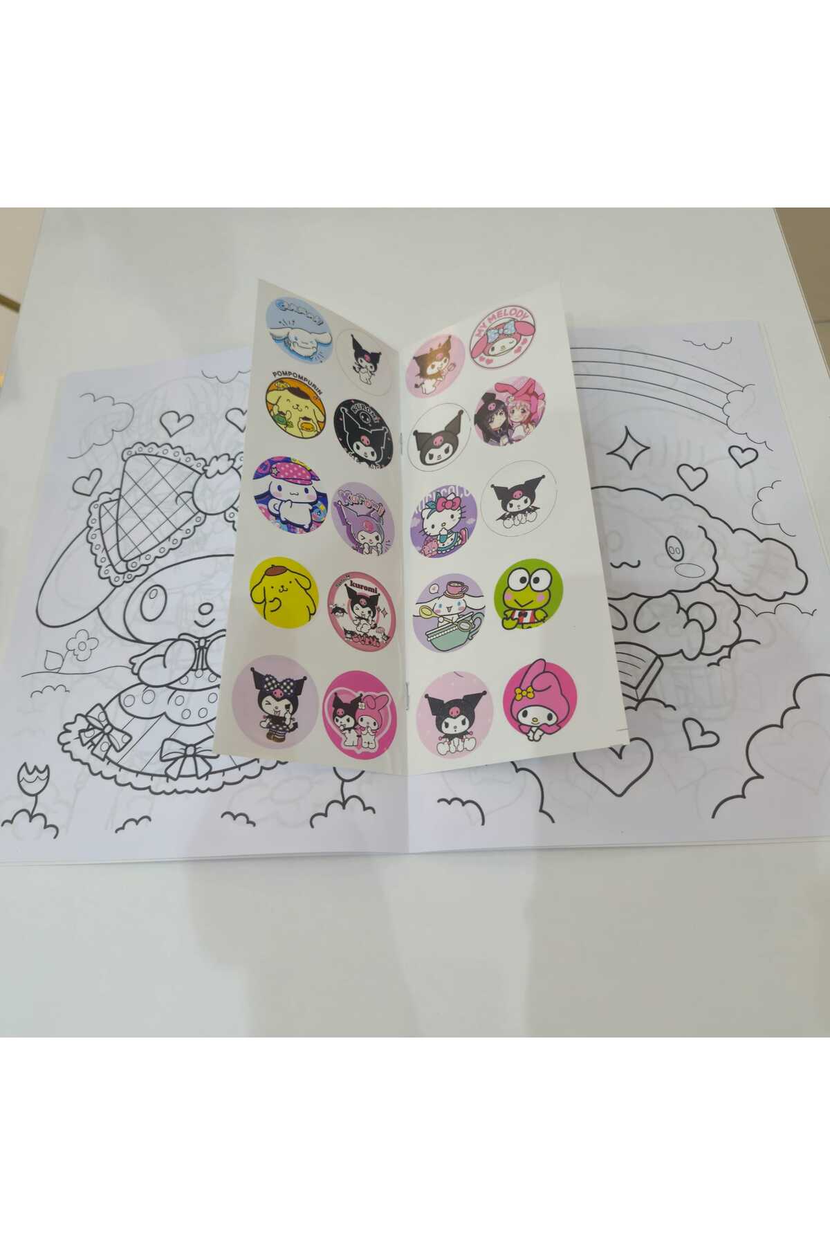 Coloring Book Sticker ve Maskeli Boyama Kitabı kuromi - Fiyatı, Yorumları