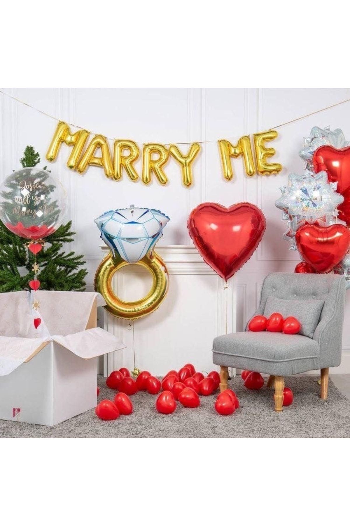 MFM Parti Marry Me Gold Folyo Balon Seti - Fiyatı, Yorumları