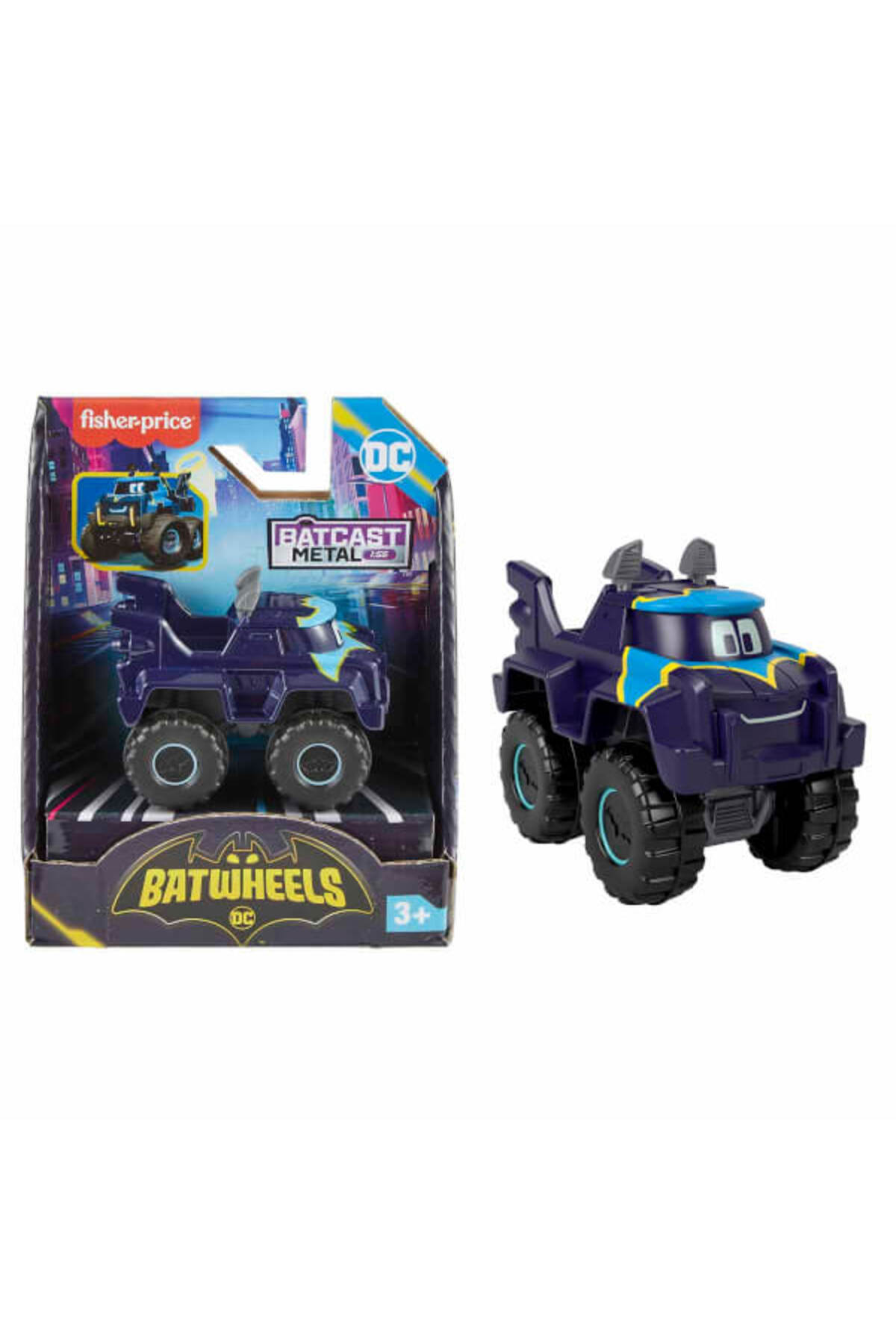 Fisher Price Dc Batwheels 1:55 Ölçekli Arabalar Buff The Bat ...