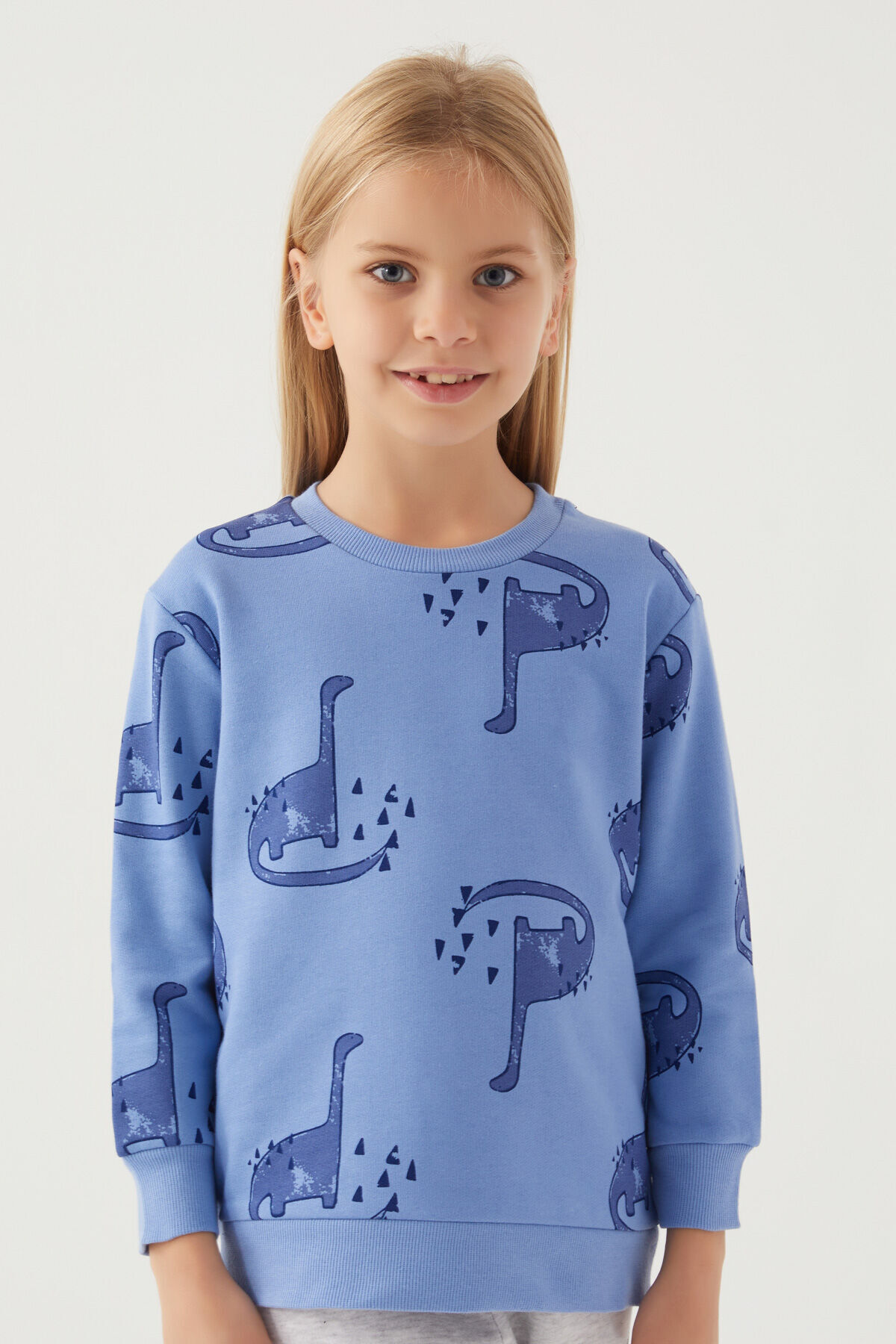 Arnetta Rolypoly Girl's Indigo Sweatshirt - Trendyol