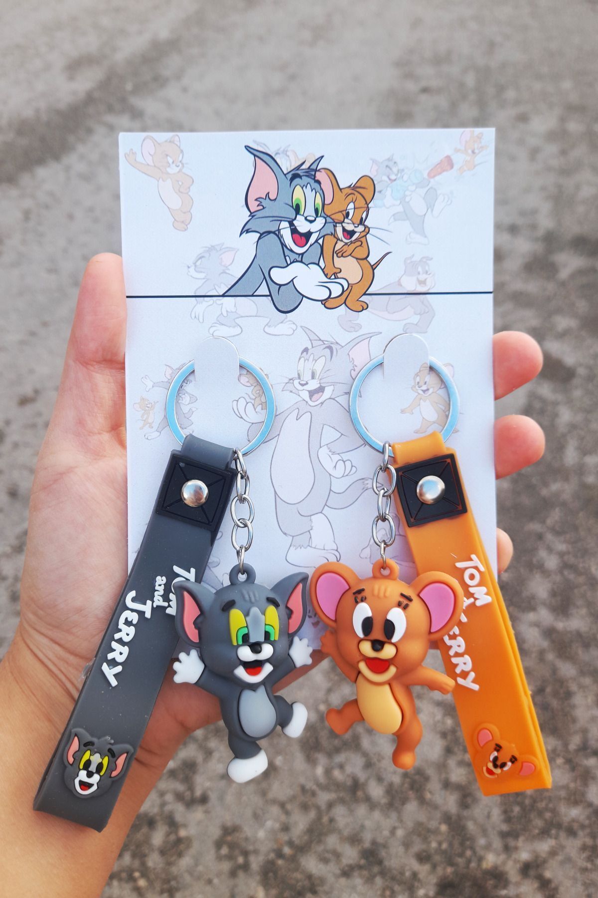 SARANG Tom ve Jerry Özel Ambalajlı 2’li 3D Anahtarlık Seti - Fiyatı ...