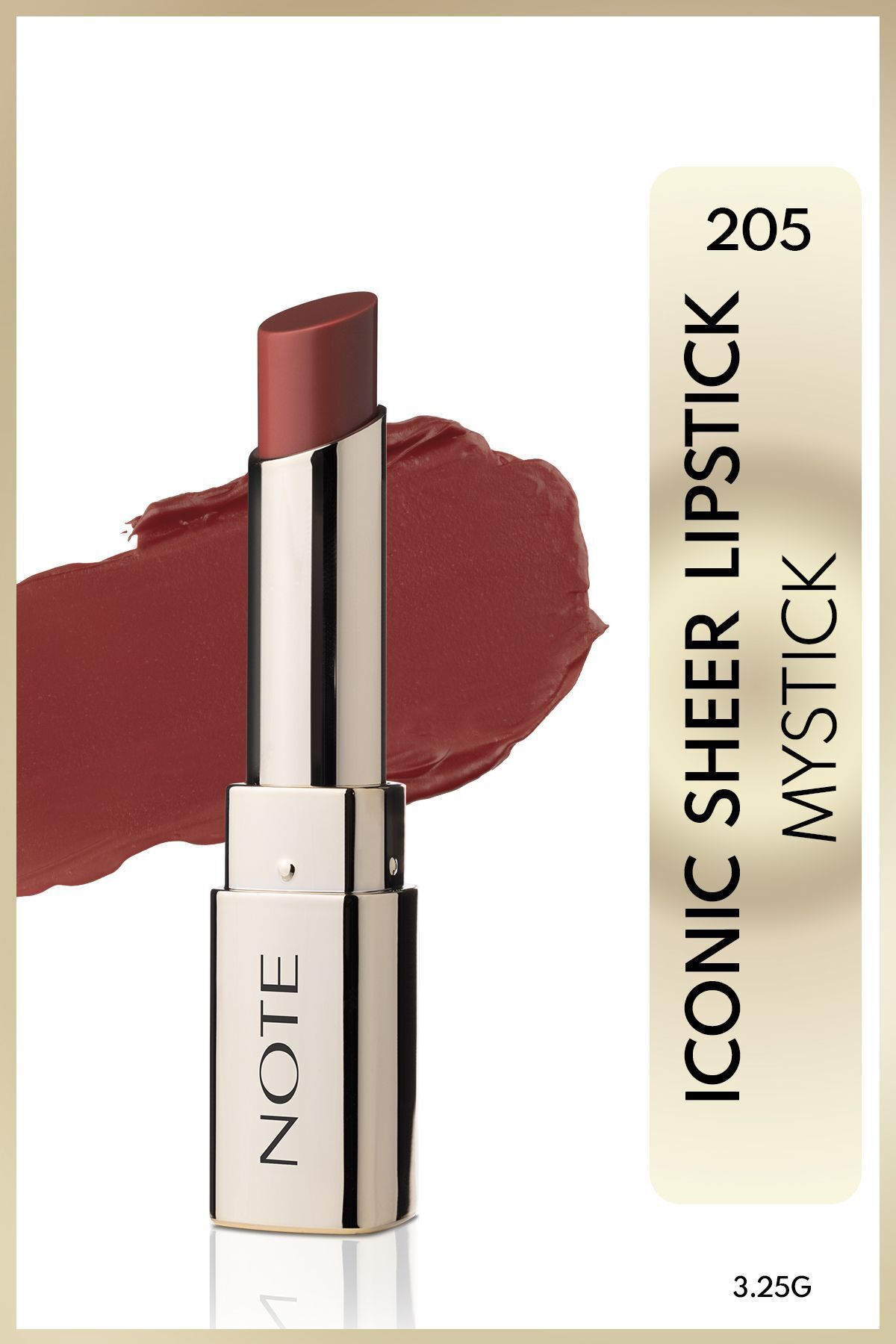 Note Cosmetics Iconic Sheer Lipstick Nemlendirici Parlak Ruj 205 ...