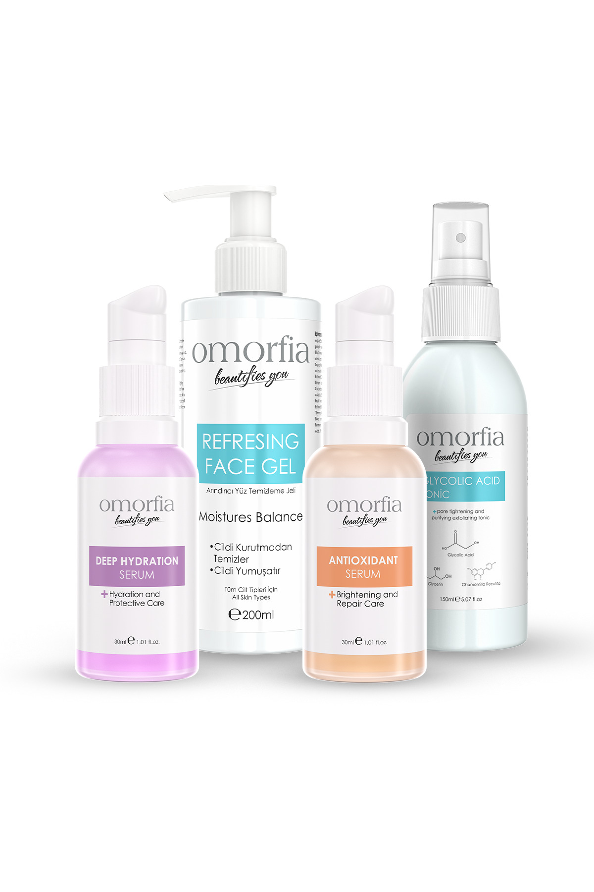 OMORFİA Kuru Ve Lekeli Ciltler İçin Arındırıcı Leke Karşıtı Bakım Seti ...