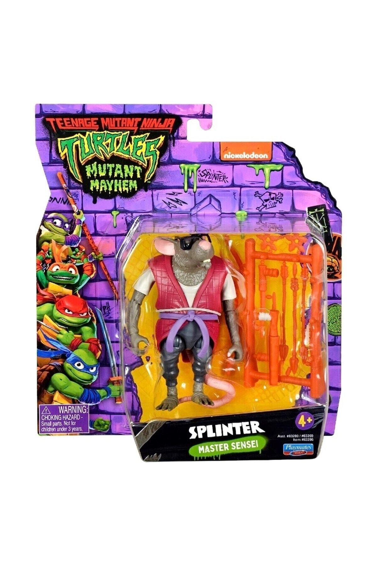 TMNT Ninja Kaplumbağalar Aksiyon Figürler 11 Cm Splinter Master Sensei ...