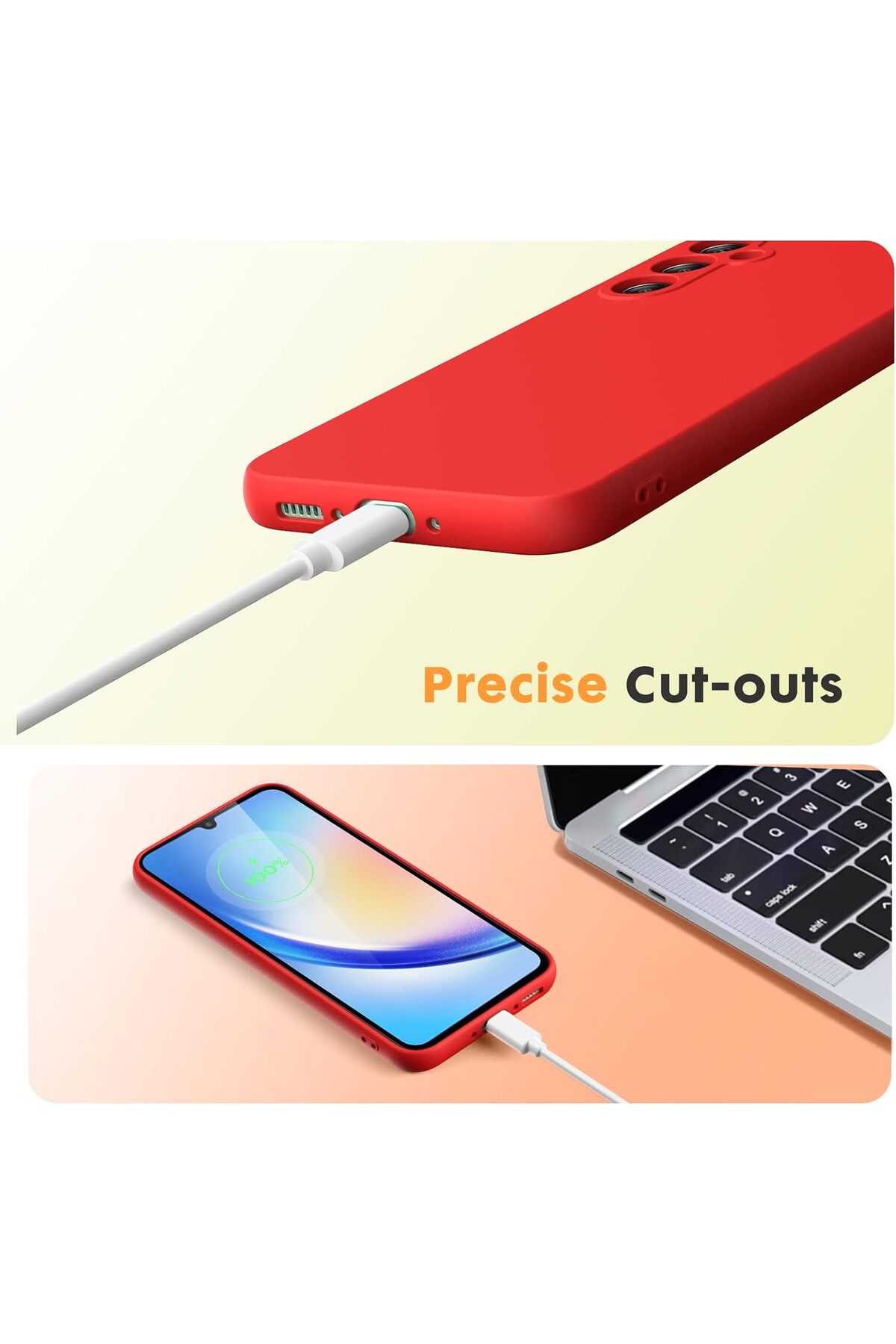 Rivor Samsung Galaxy A15 Uyumlu Kılıf Kamera Korumalı İçi Kadife Mat ...