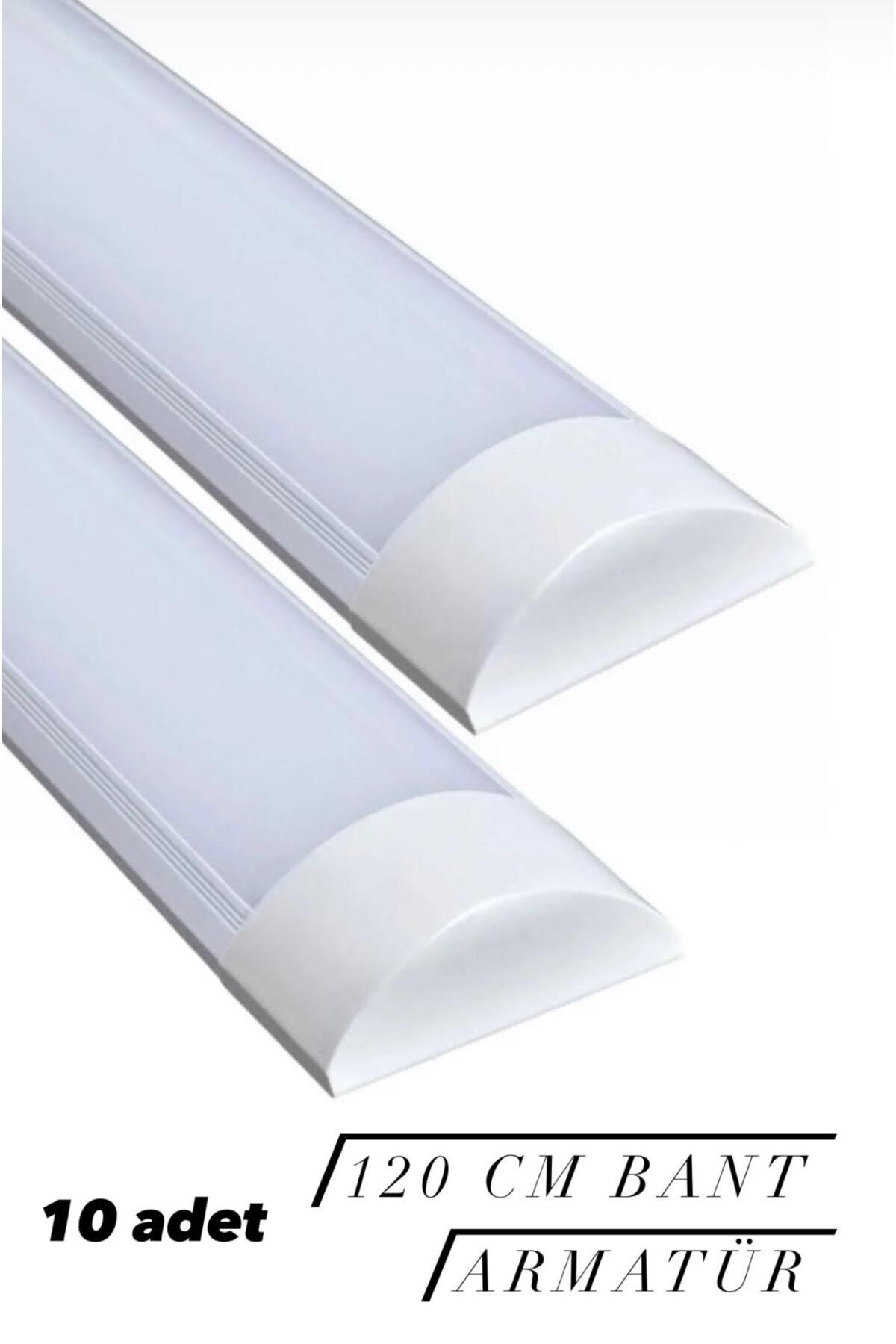 CFR AYDINLATMA 10 Adet 120 Cm 40w Led Floresan Bant Armatür Beyaz Işık 220v 6500K Fiyatı ...