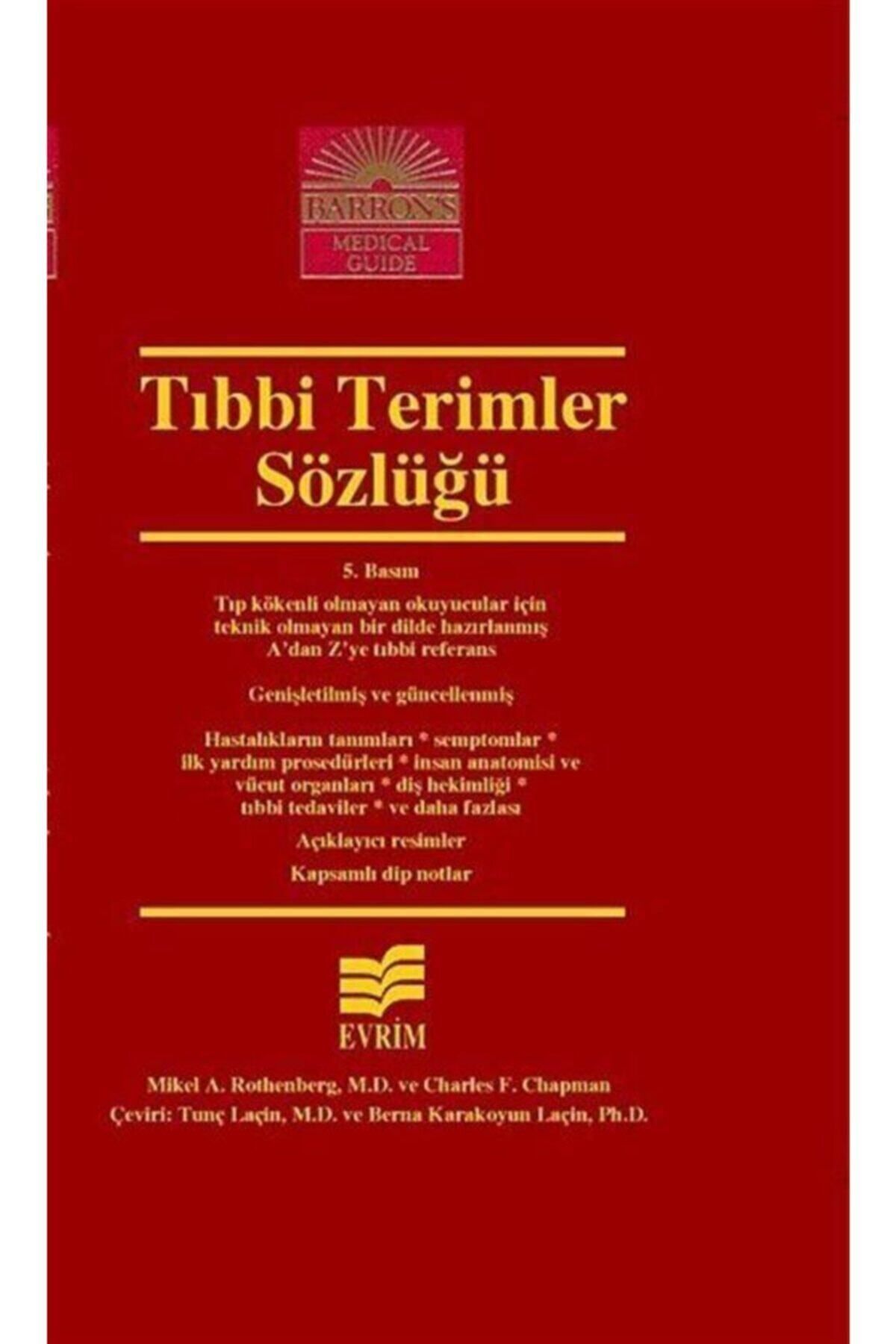 Evrim Yayınları Tıbbi Terimler Sözlüğü - Fiyatı, Yorumları
