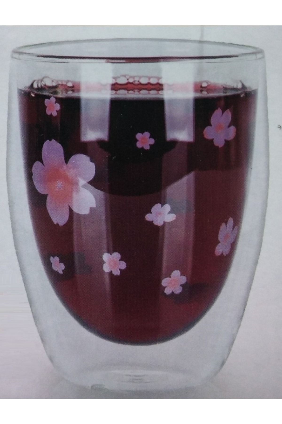 Glass In Love Çift Cidarlı Çiçekli Bardak 350 Ml Fiyatı, Yorumları ...