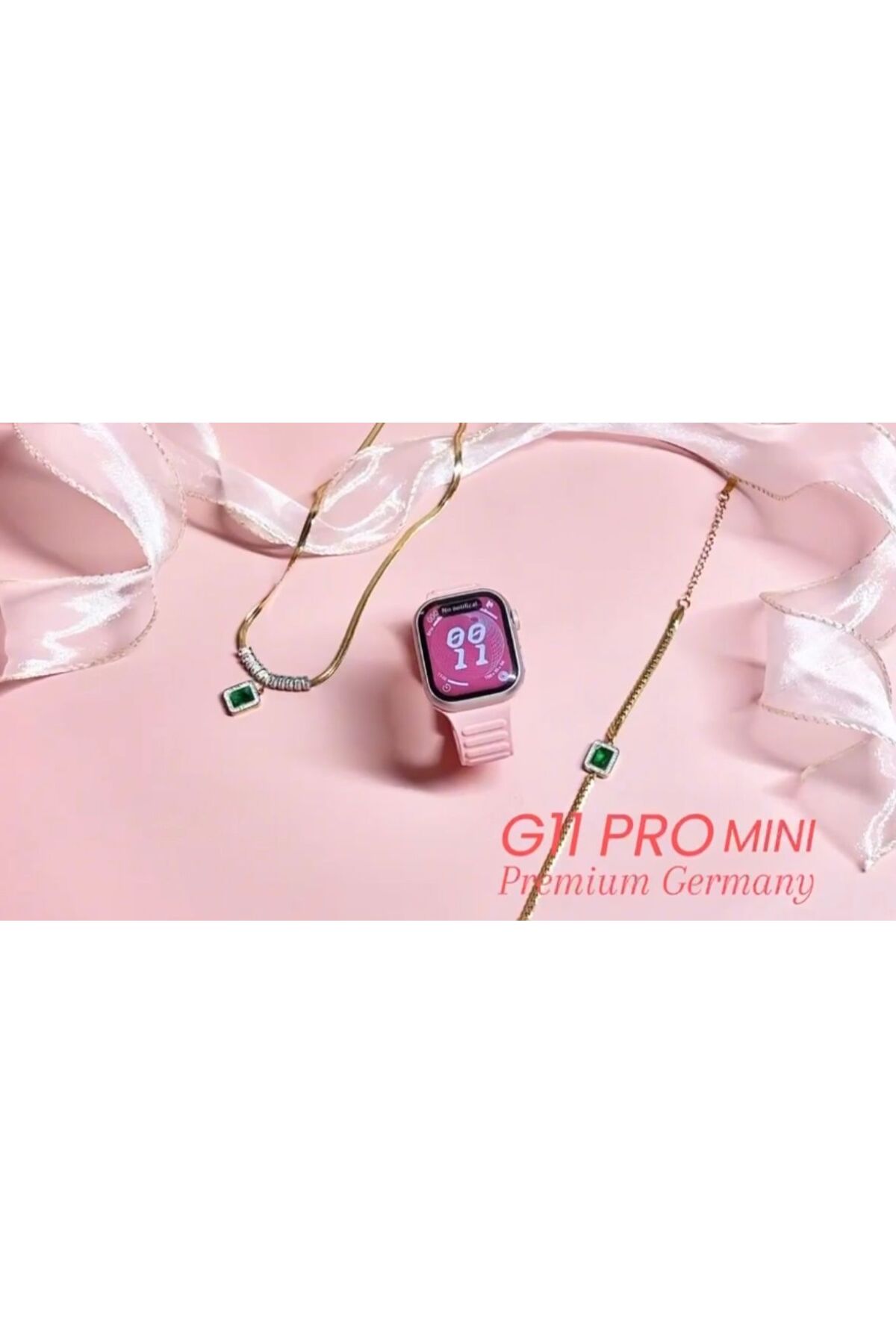 Cns Tech G11 Pro Mini Efsane Akıllı Saati 41mm Kolye Ve Bileklik ...