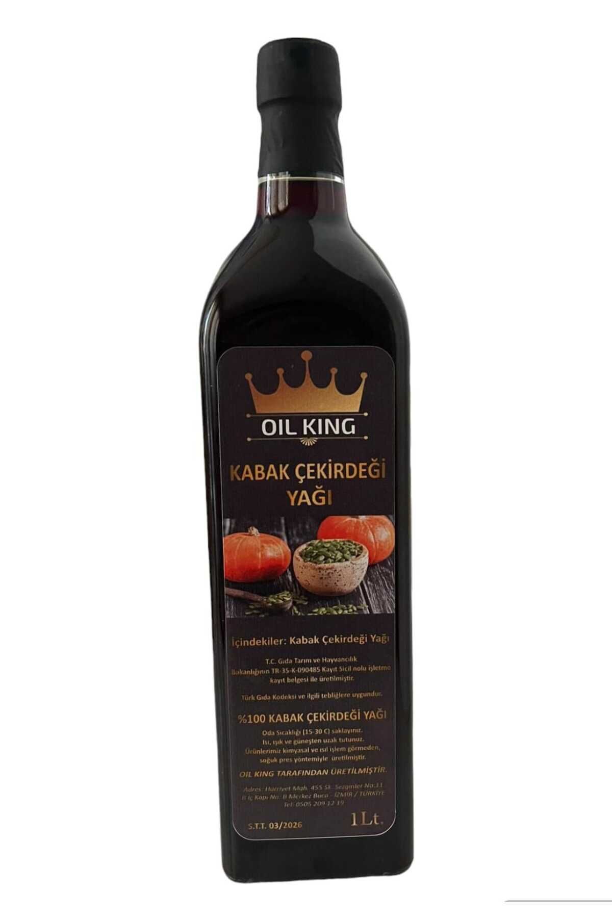 OIL KING Kabak çekirdeği yağı 1 lt(SOĞUK SIKIM %100 SAF) - Fiyatı ...