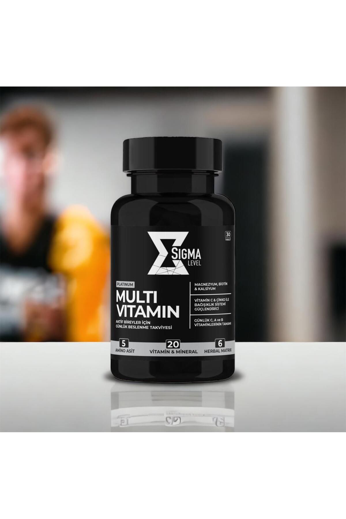Sigma Level Multivitamin, Bağışıklık Desteği ve Supplement, Spor, A C D ...