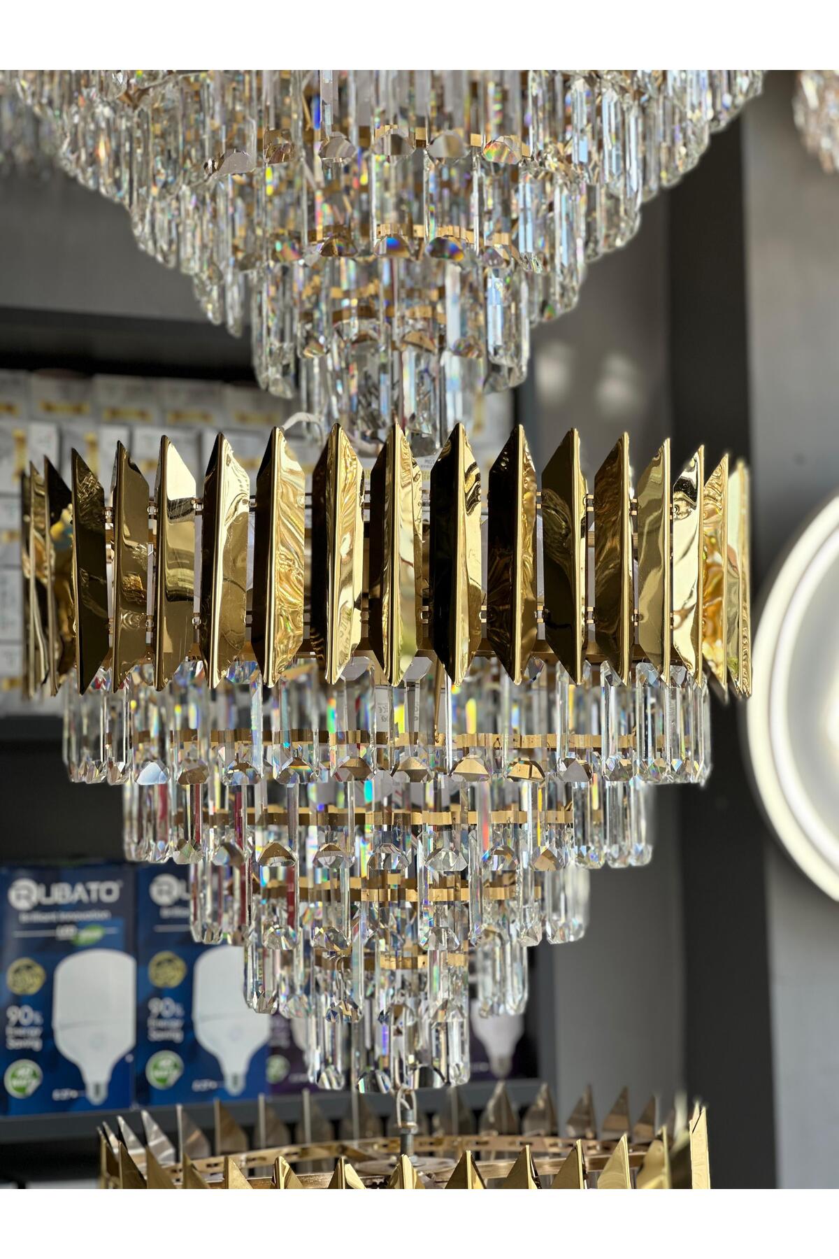 Led 50 CM KRİSTAL SALON AVİZE Fiyatı, Yorumları - Trendyol