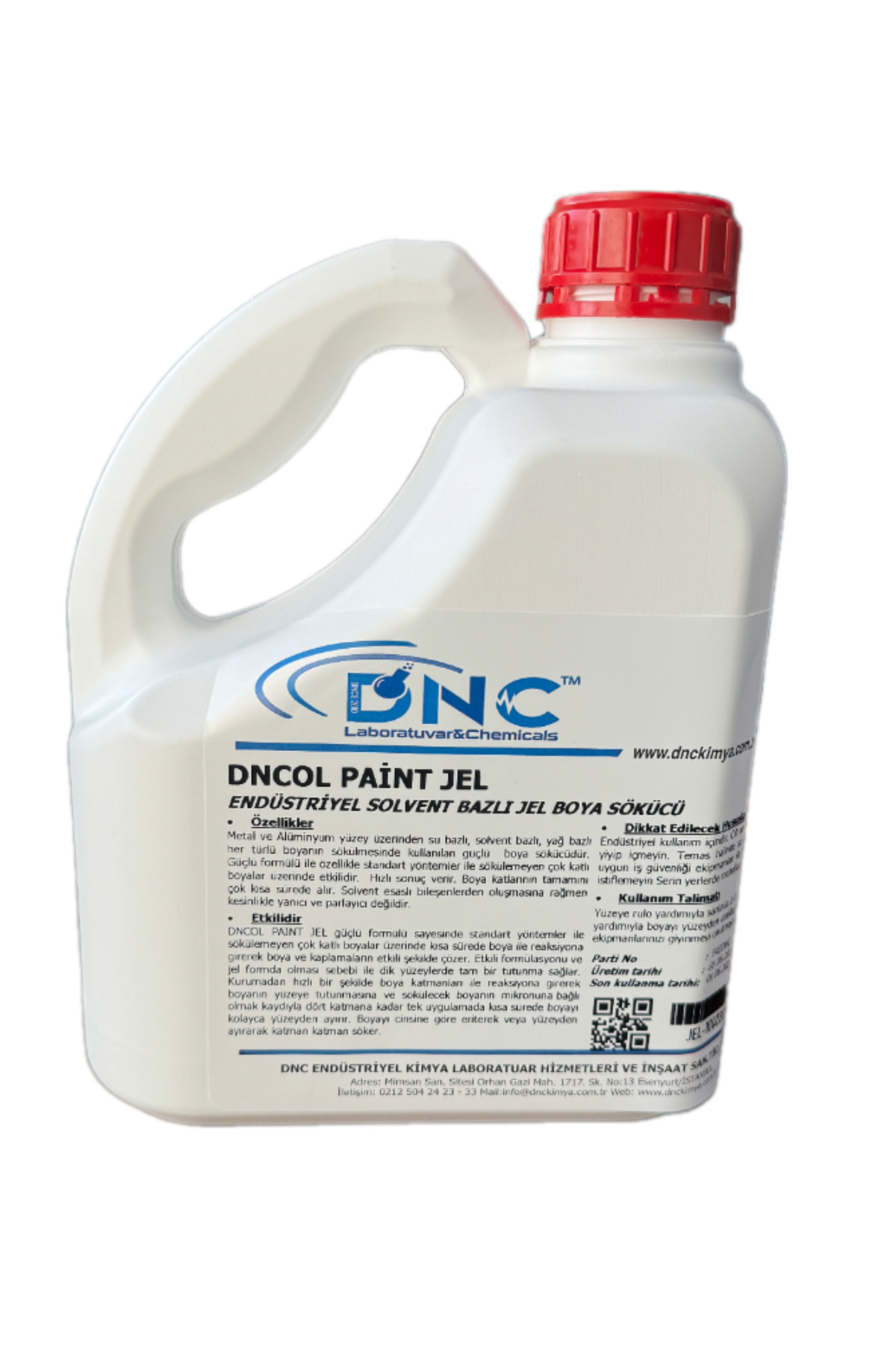 DNC Jel Boya Sökücü Dncol Paint Jel-3 kg - Fiyatı, Yorumları