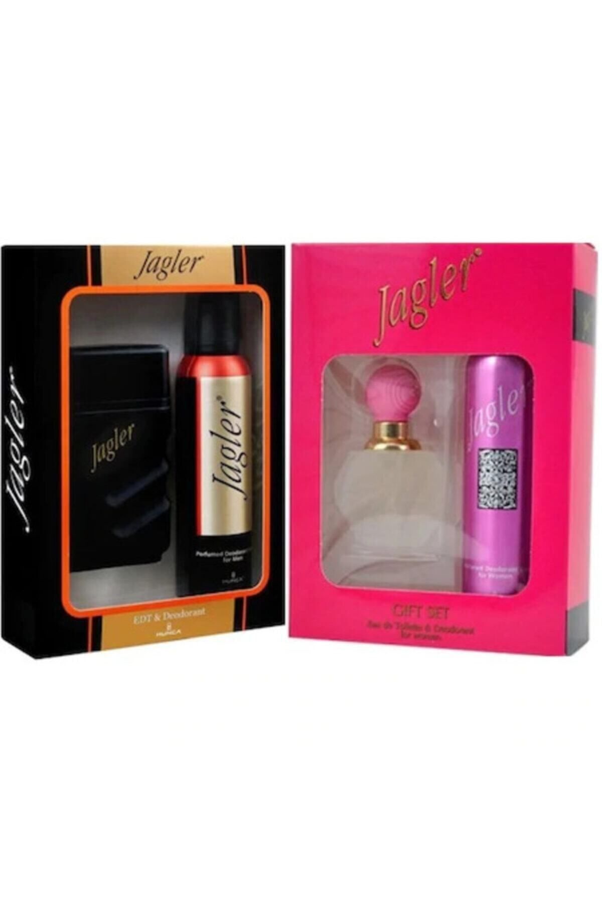 Jagler Parfüm Edt 60 Ml + 150 Ml Deodorant - Bayan Parfüm Set+ Parfüm Edt 90 Ml+150 Ml Deo ...