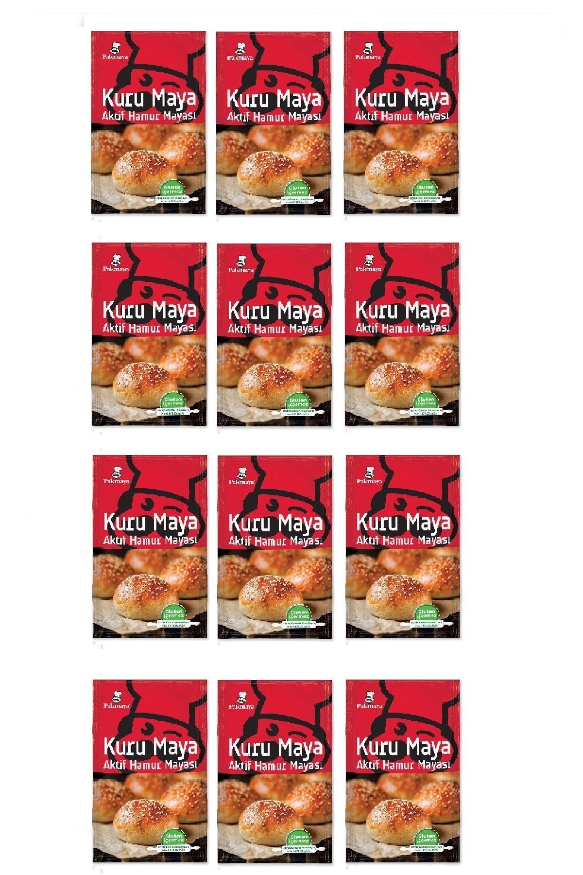 Pakmaya Kuru Maya 100 Gr X 12 Adet - Fiyatı, Yorumları