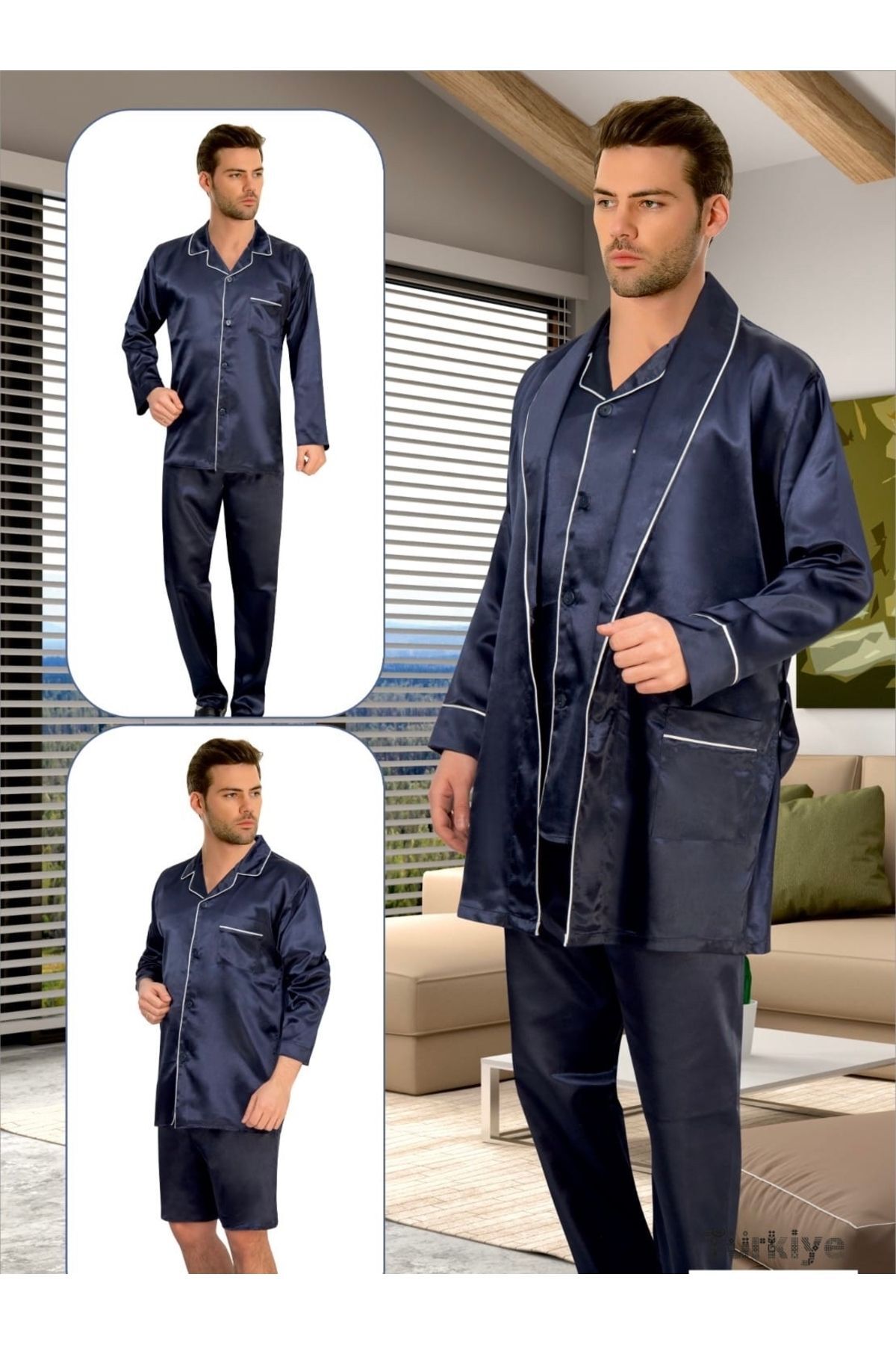 Ebrar Çeyiz Saten 4lü damat seti - Fiyatı, Yorumları