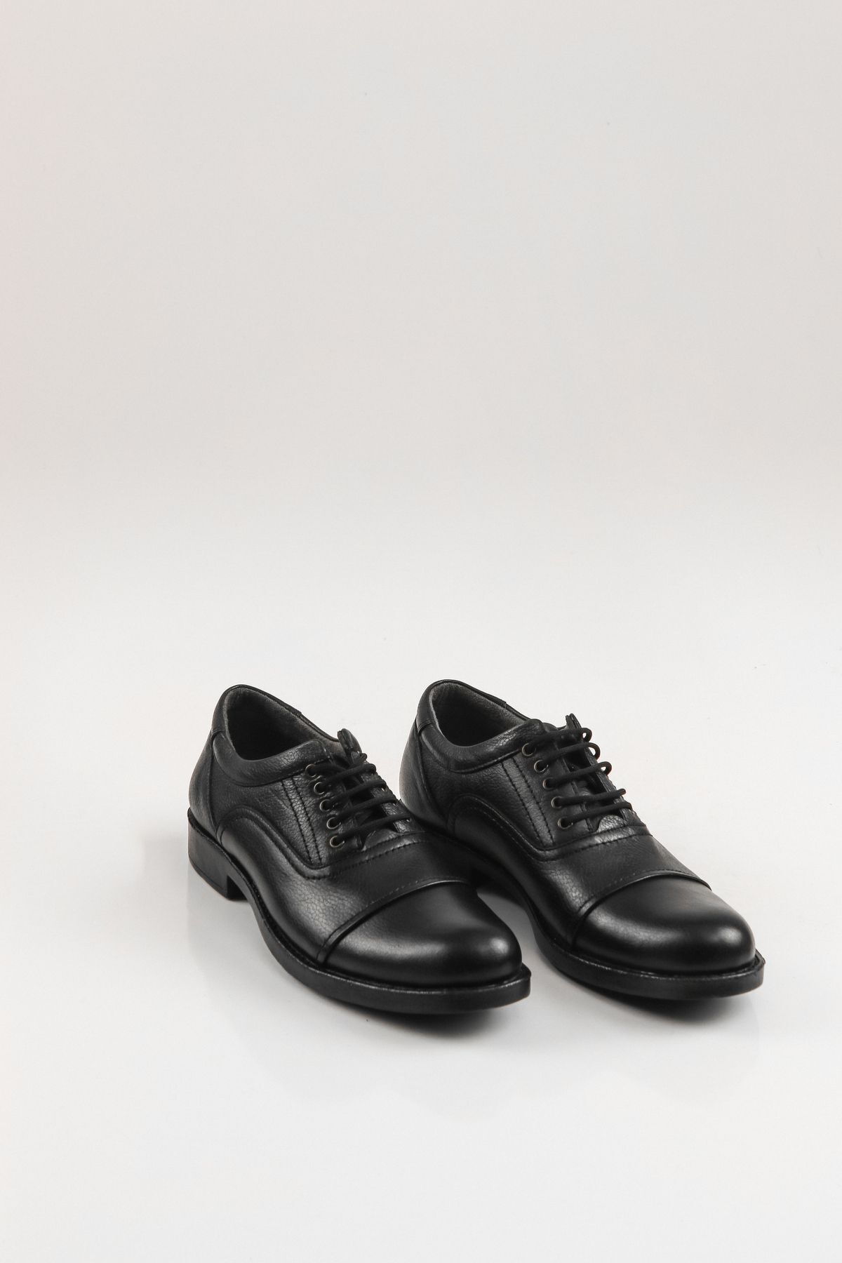 SVMSHOES Erkek Deri Siyah Kundura/Bağcıklı Siyah Şık Erkek Kundura ...