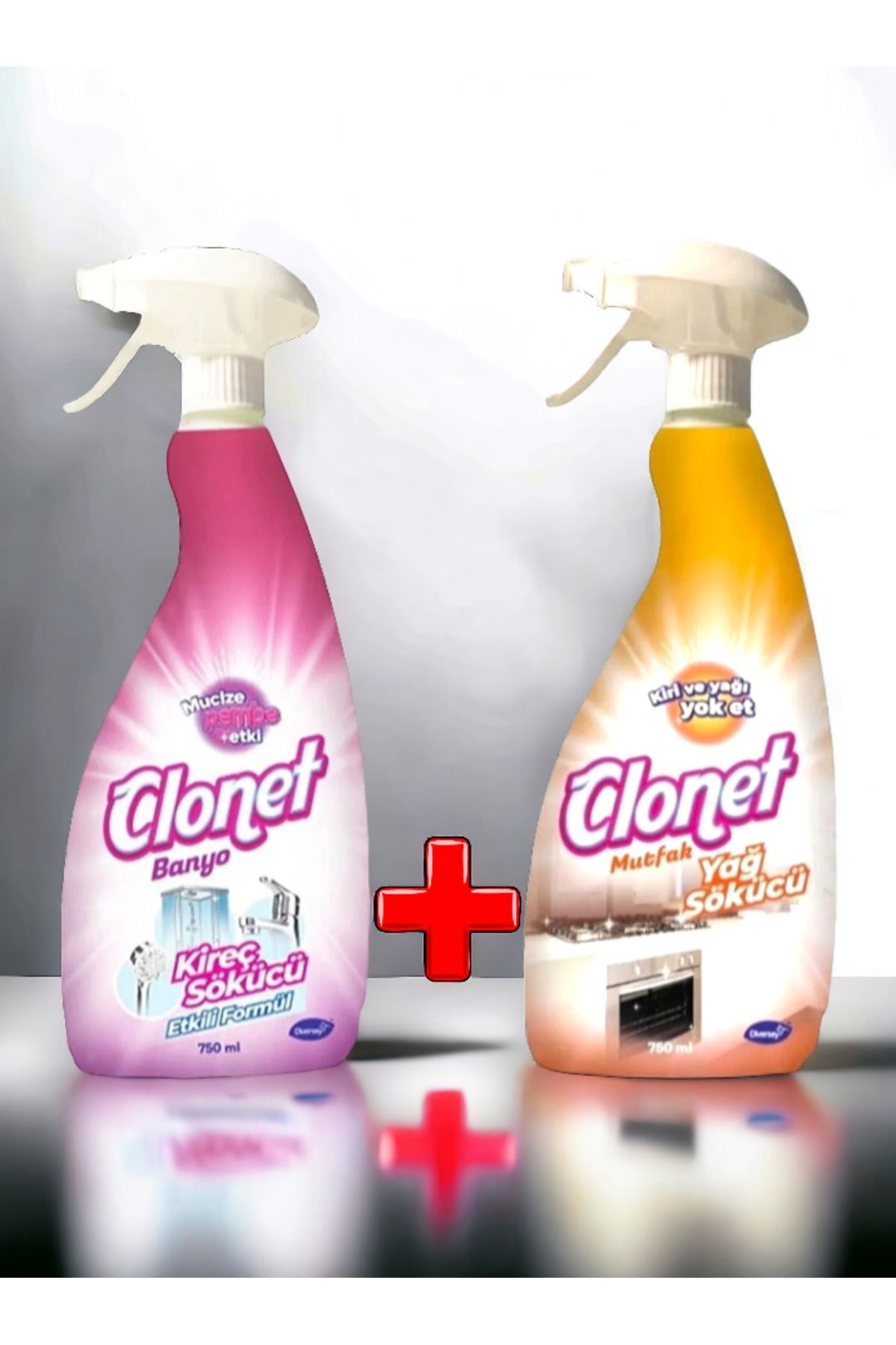 Clonet Banyo Spray 750 ml + Clonet Mutfak 750 ml Spray - Fiyatı, Yorumları